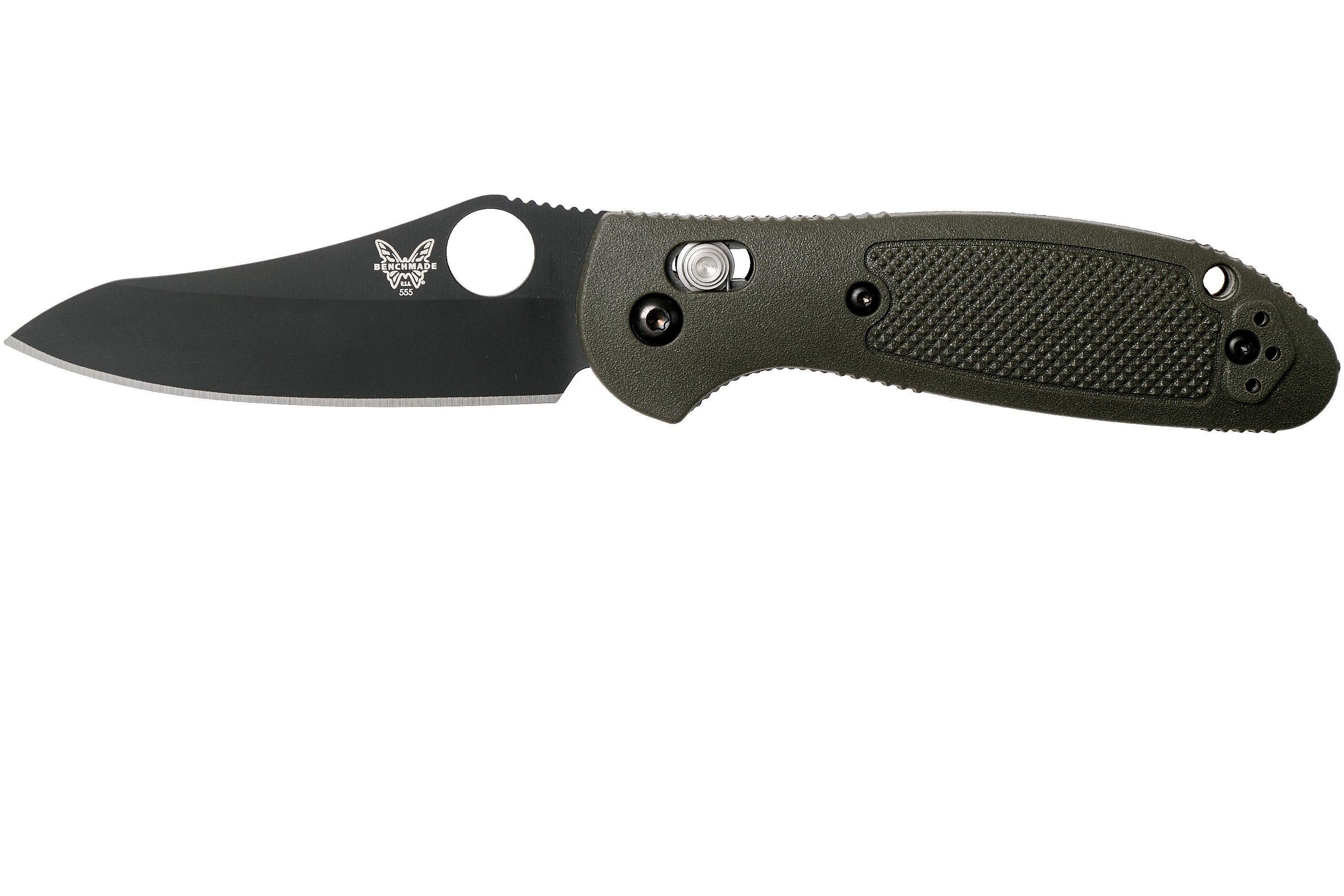 Benchmade Mini-Griptilian 555BKOD-S30V pocket knife, Mel Pardue design ...