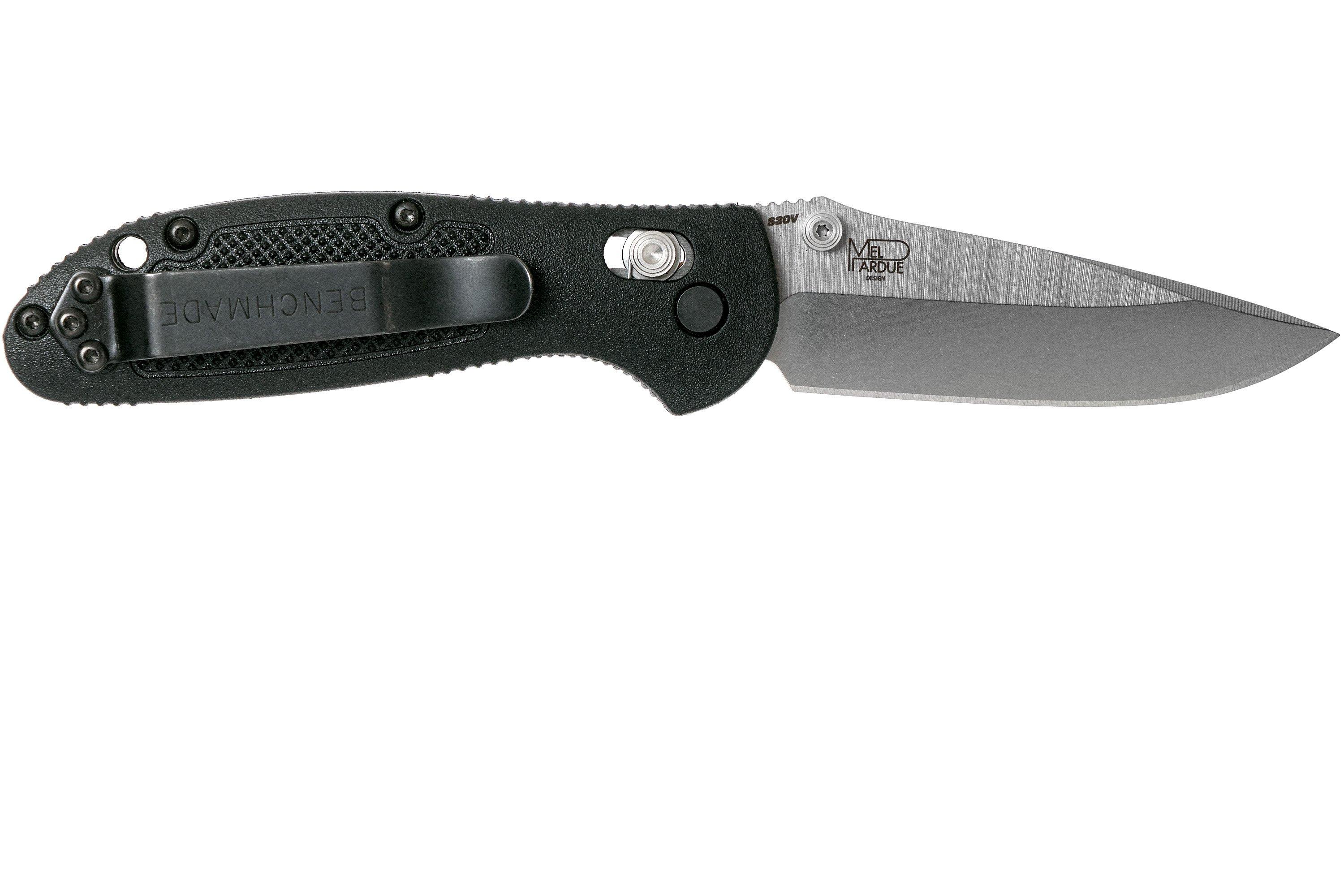 Benchmade Mini-Griptilian 556-S30V pocket knife, Mel Pardue design ...