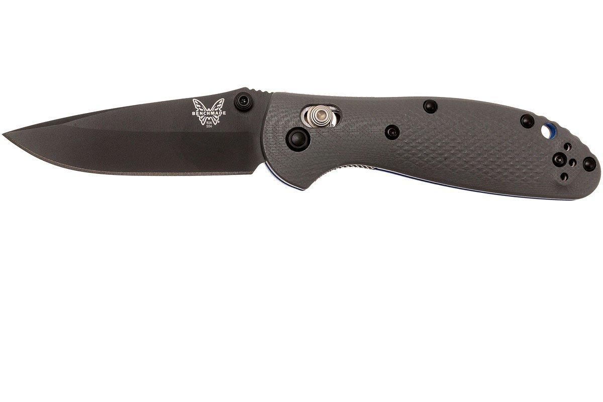 Benchmade Mini-Griptilian 556BK-1 black, CPM-20CV | Advantageously ...