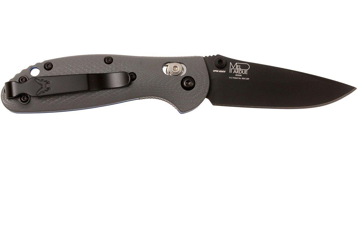 Benchmade Mini-Griptilian 556BK-1 black, CPM-20CV | Advantageously ...