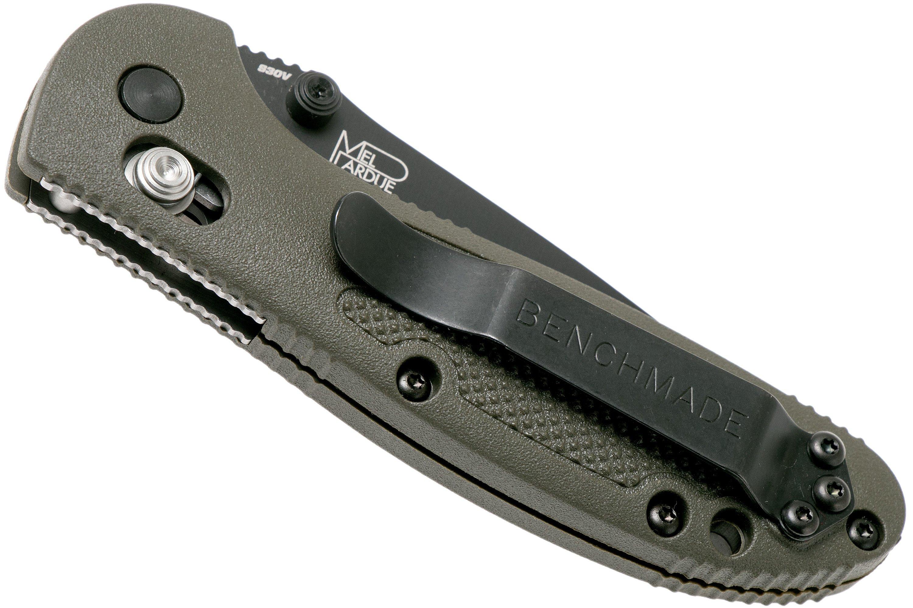 Benchmade Mini-Griptilian 556BKOD-S30V coltello da tasca, Mel Pardue ...