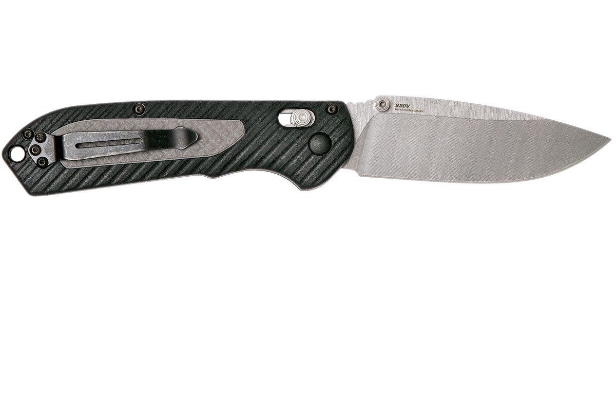 Benchmade 560 Freek pocket knife, plain edge satin blade ...