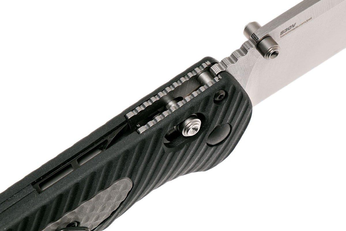 Benchmade 560 Freek pocket knife, plain edge satin blade ...