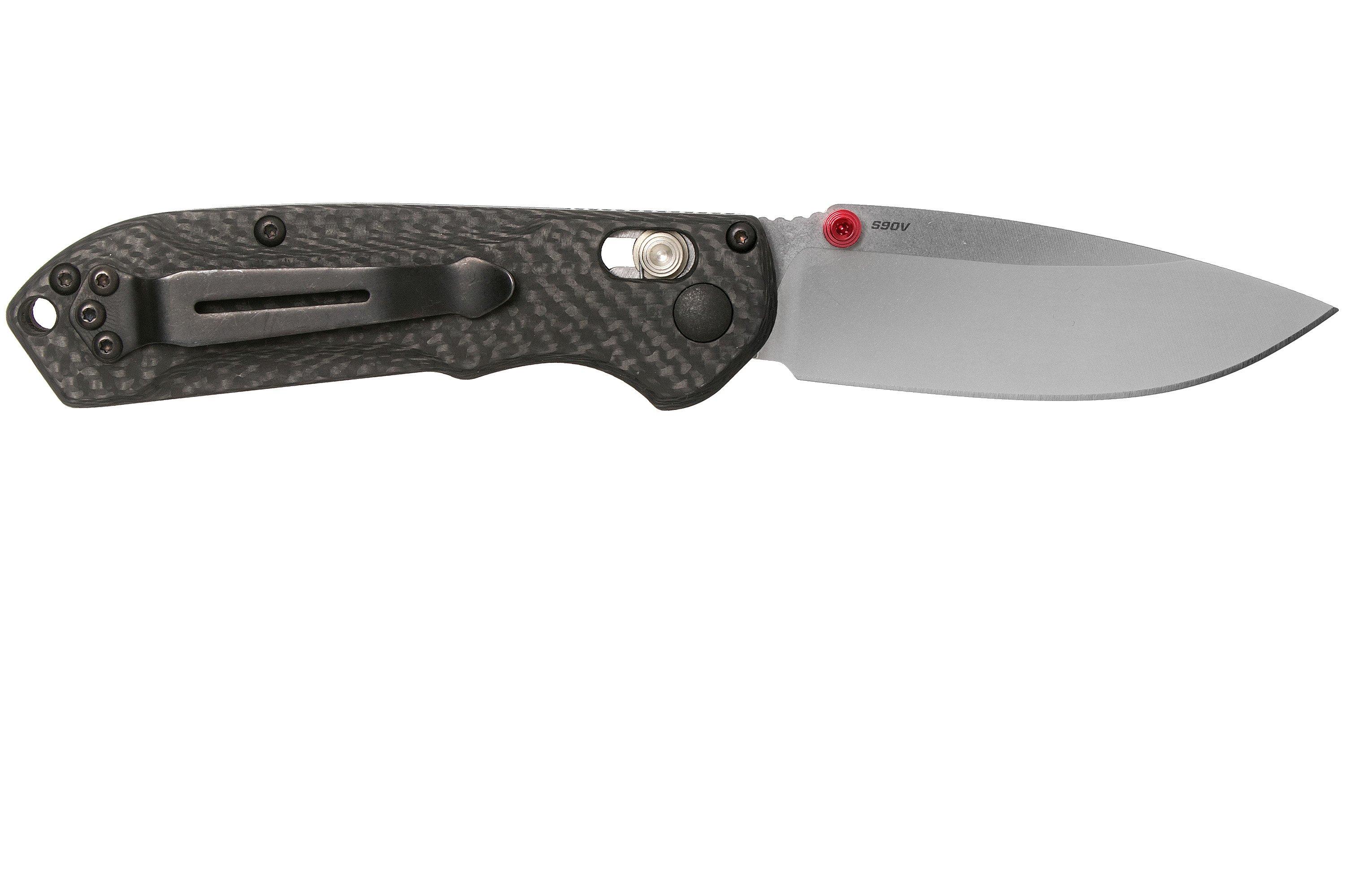 Benchmade 565-1 Mini Freek Carbon S90V pocket knife | Advantageously ...