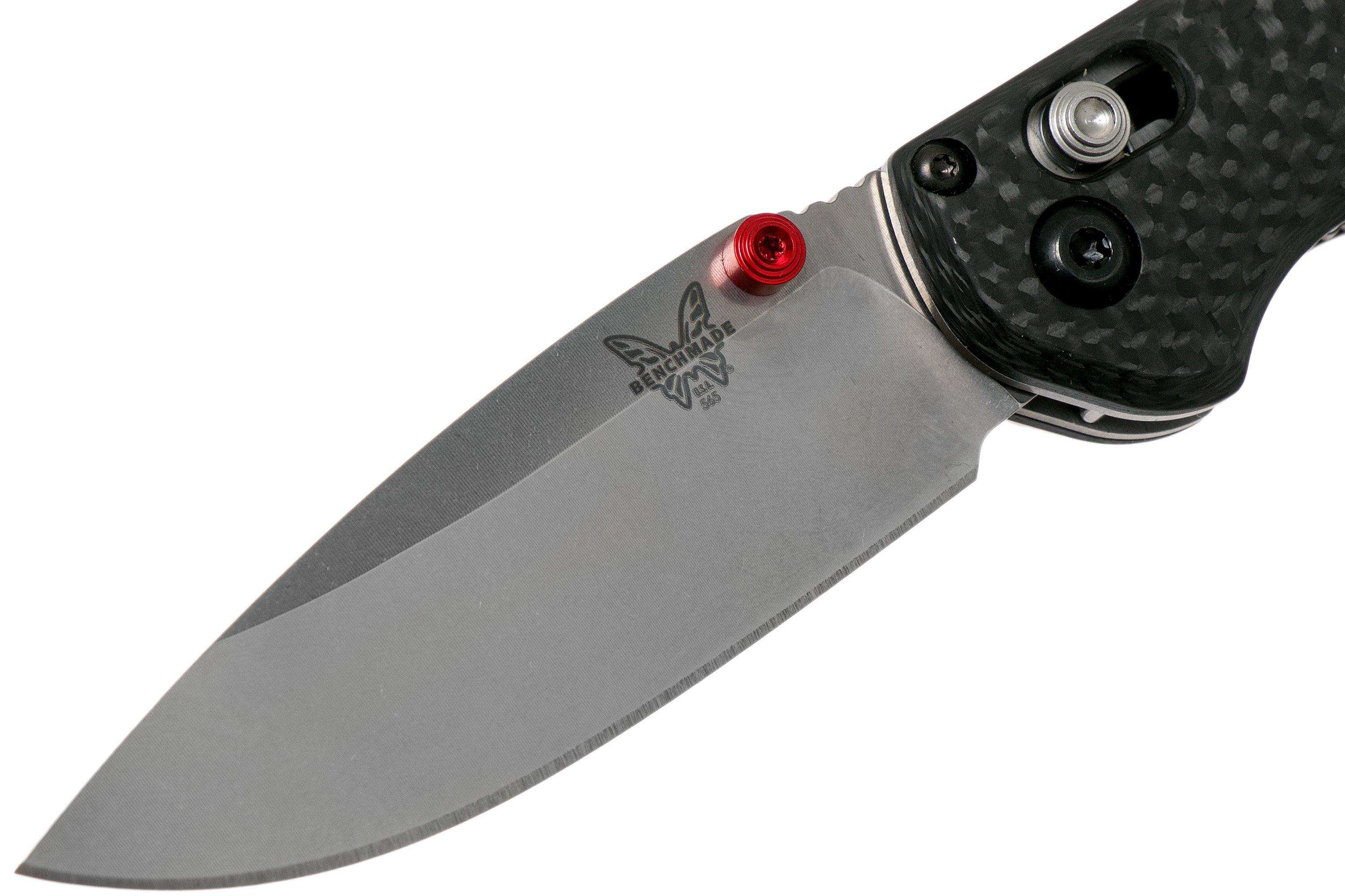 Benchmade 565-1 Mini Freek Carbon S90V pocket knife | Advantageously ...