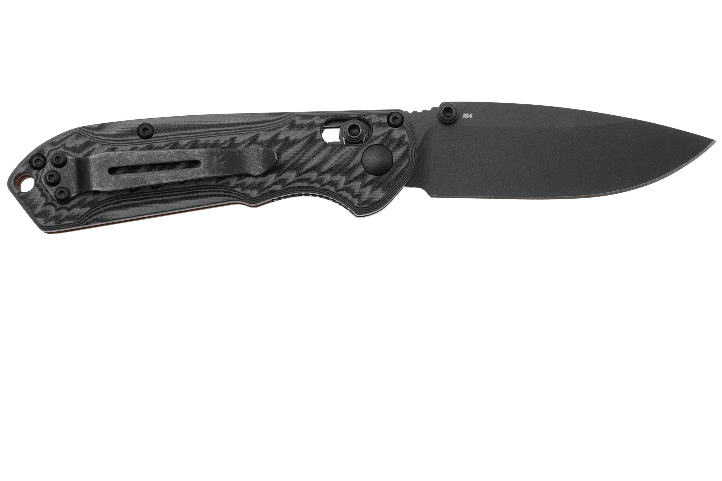 Benchmade Mini-Freek 565BK-02, CPM-M4, Black Grey G10, pocket knife ...