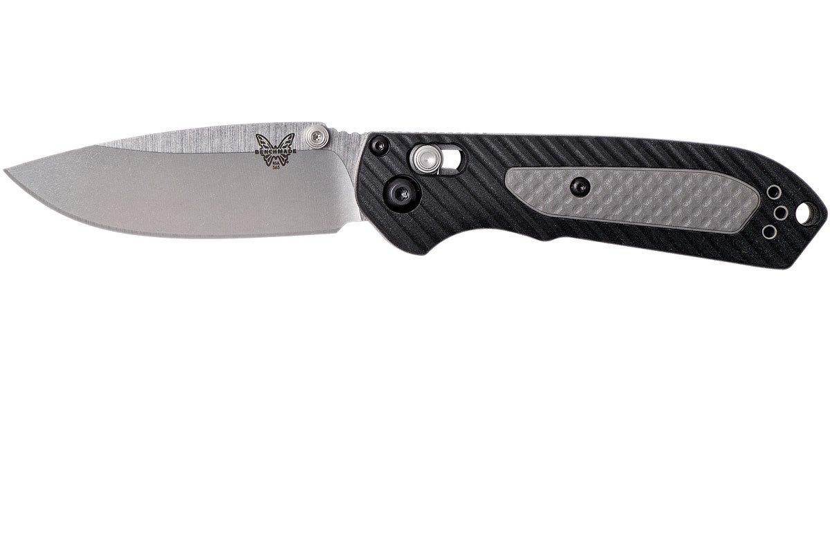 Benchmade 565 Mini Freek pocket knife, plain edge satin blade ...