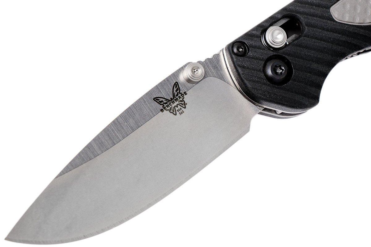 Benchmade 565 Mini Freek pocket knife, plain edge satin blade ...