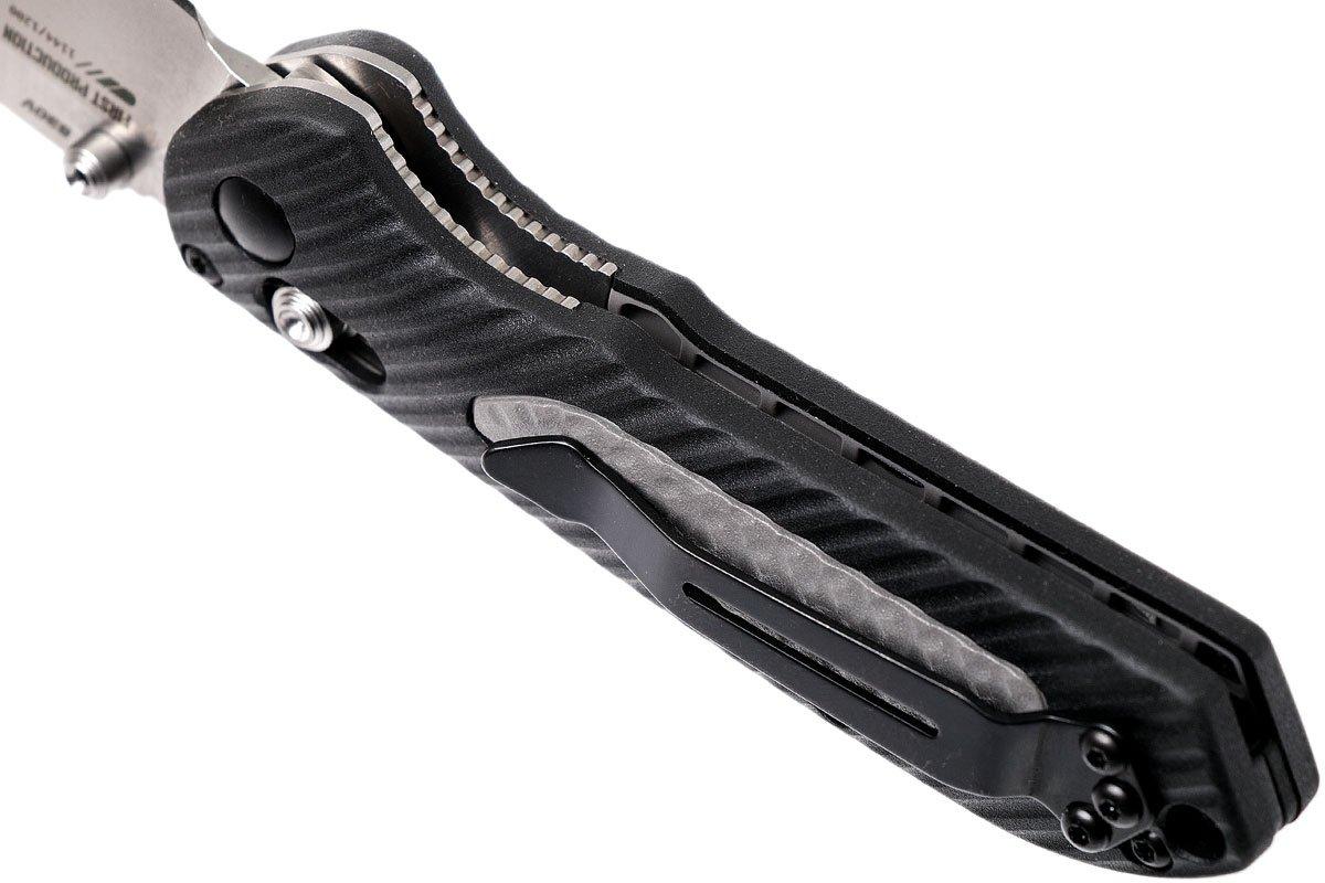 Benchmade 565 Mini Freek pocket knife, plain edge satin blade ...