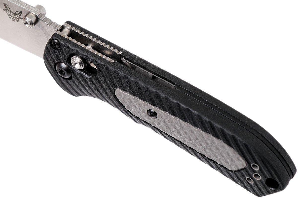 Benchmade 565 Mini Freek pocket knife, plain edge satin blade ...