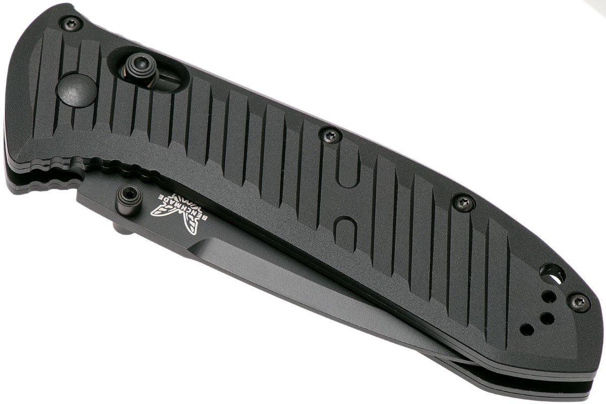 Benchmade Presidio II 570SBK pocket knife, serrated edge black blade ...