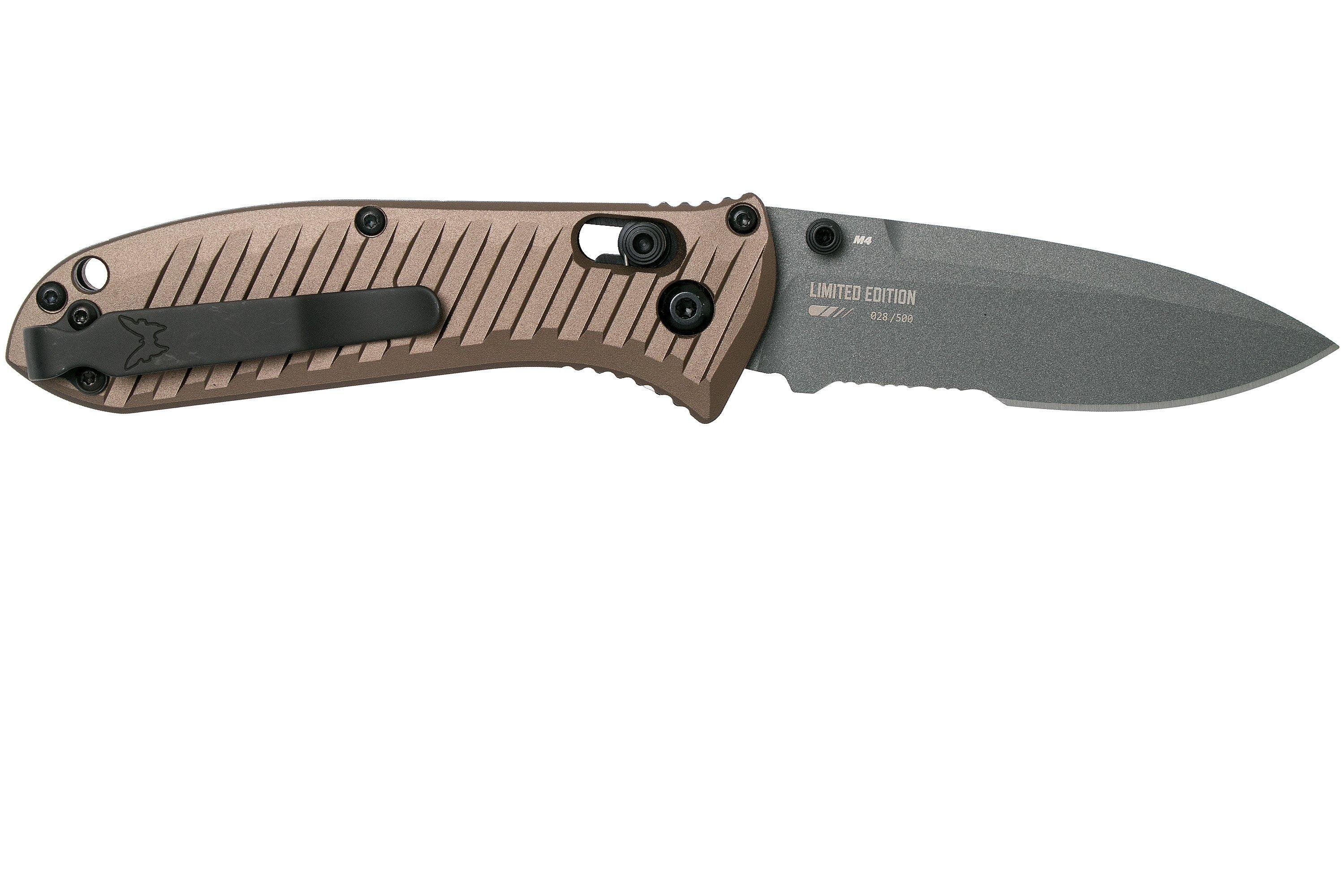 Benchmade Mini Presidio II Serrated 575SGY-2001 Shot Show 2020 Limited ...