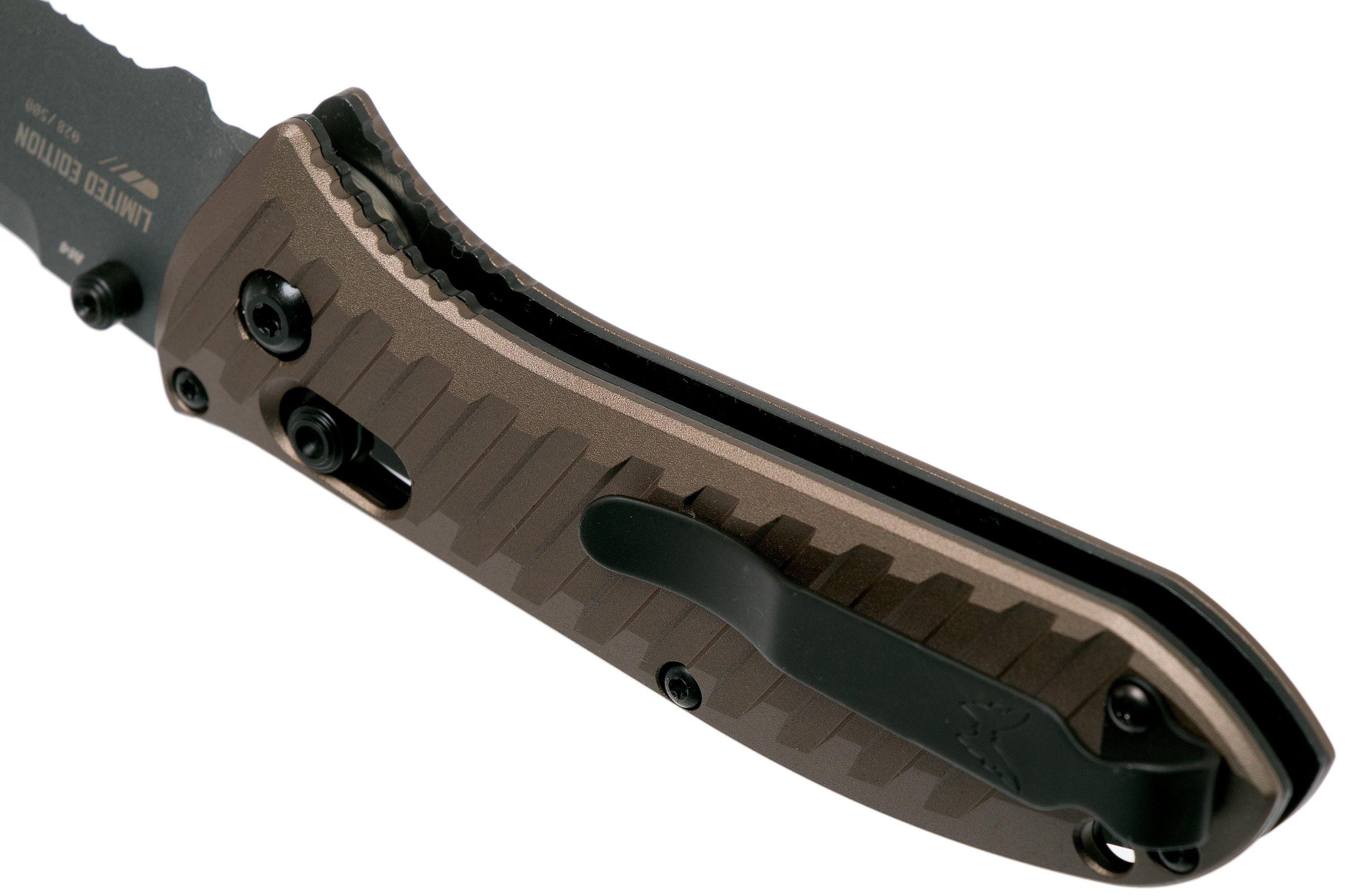 Benchmade Mini Presidio II Serrated 575SGY-2001 Shot Show 2020 Limited ...