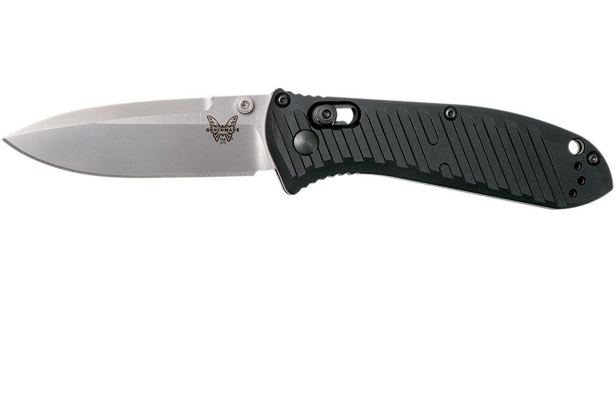 Benchmade Mini Presidio II 575 pocket knife, plain edge matte blade ...