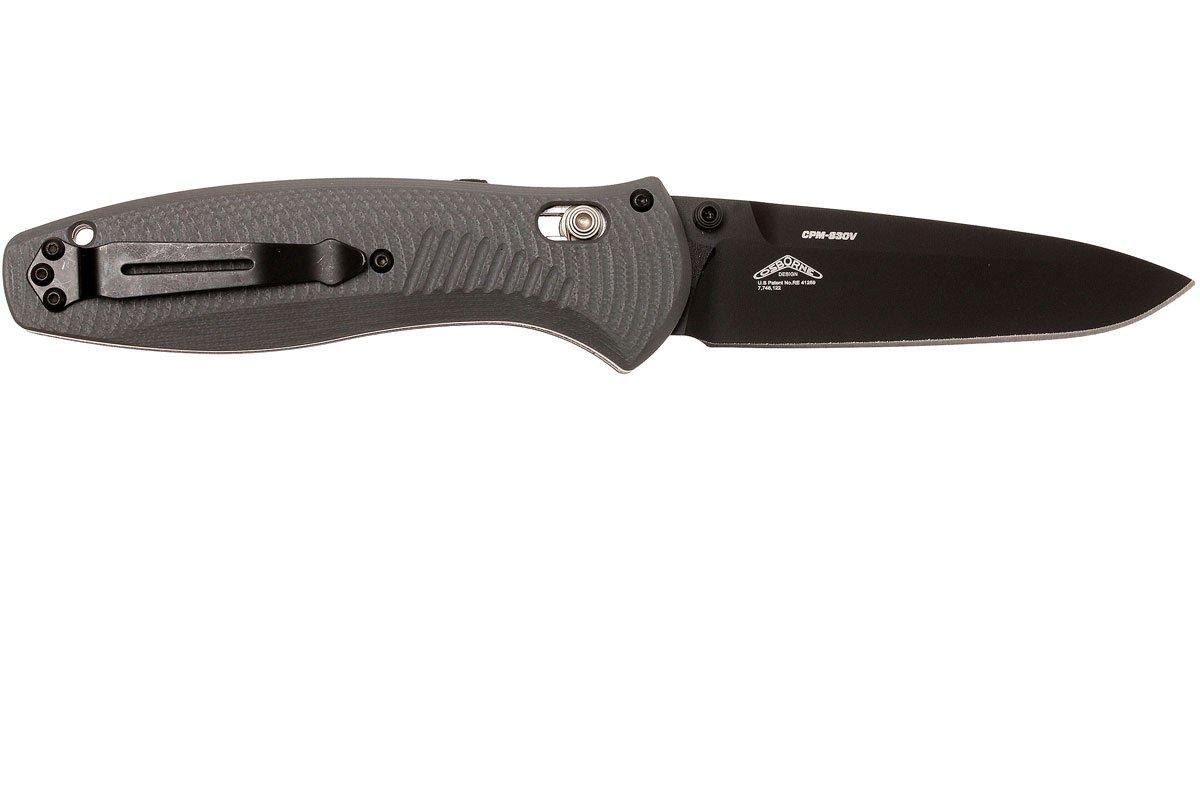 Benchmade 580BK-2 Barrage PE G10, black | Advantageously shopping at ...