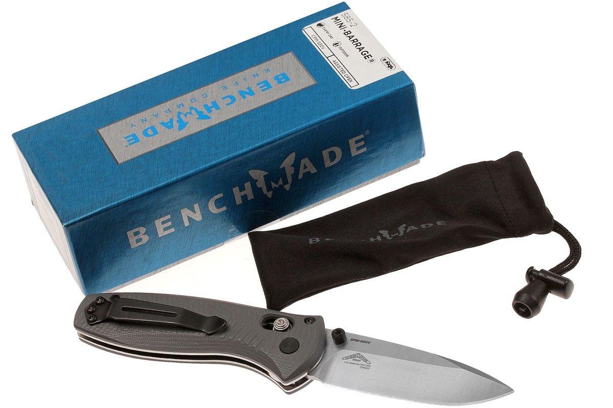 Benchmade 585-2 Mini-Barrage PE G10 | Advantageously shopping at ...