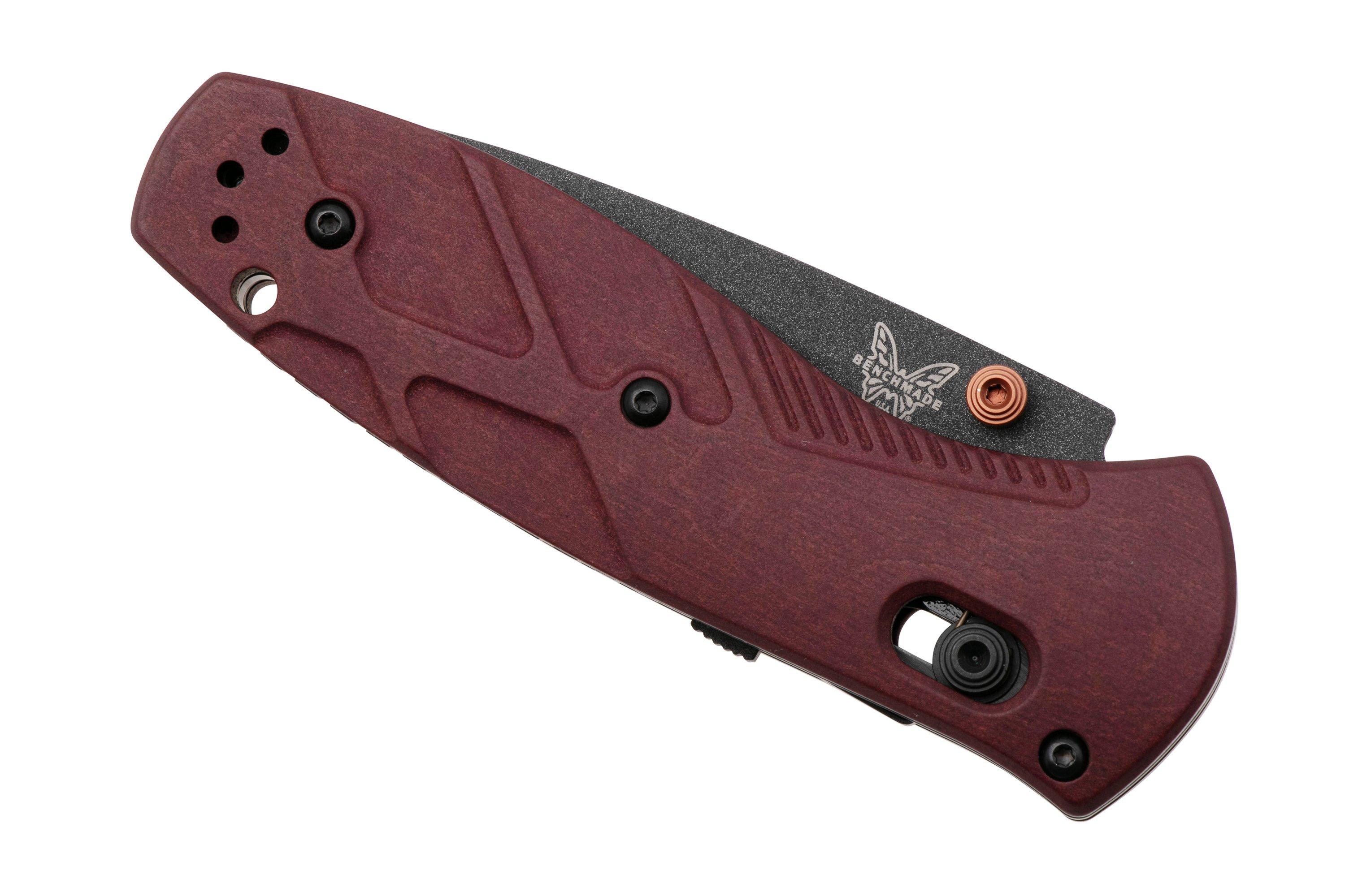 Benchmade Mini Barrage 585BK-04 Black Cobalt Cerakote CPM S30V ...