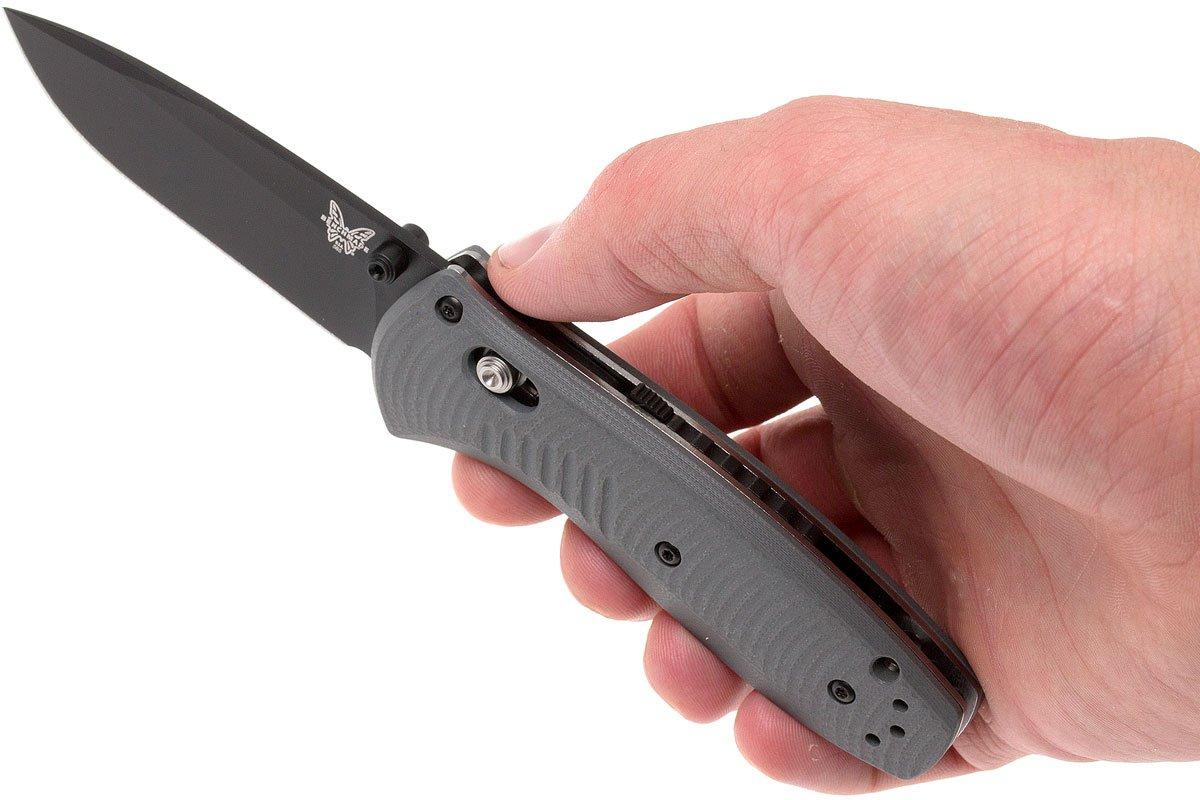 Benchmade 585-2 Mini-Barrage PE G10, black | Advantageously shopping at ...