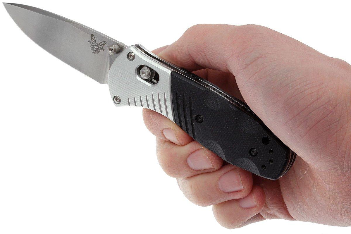 Benchmade 586 Mini Barrage PE, black | Advantageously shopping at ...