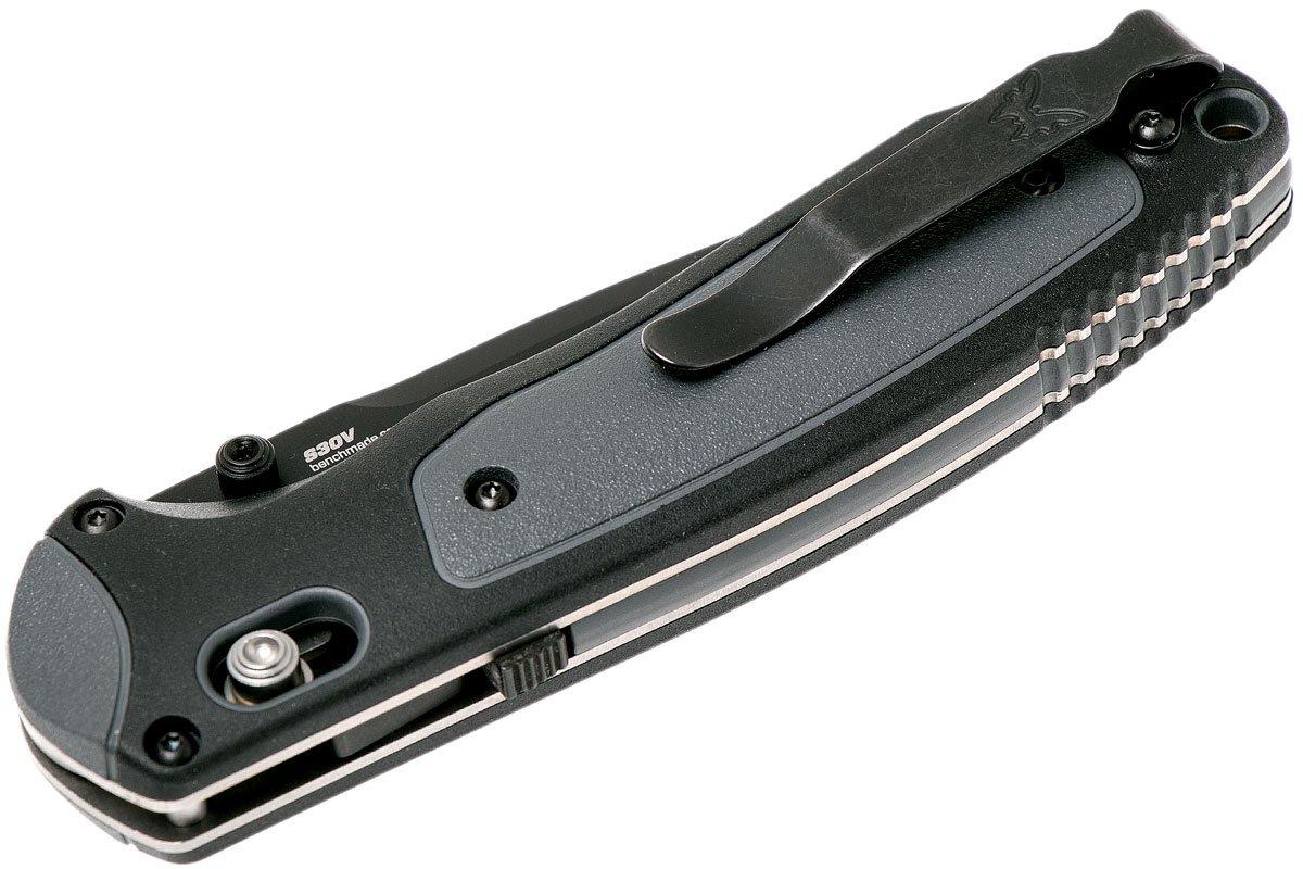 Benchmade 590SBK Boost zakmes, serrated edge black blade | Voordelig ...