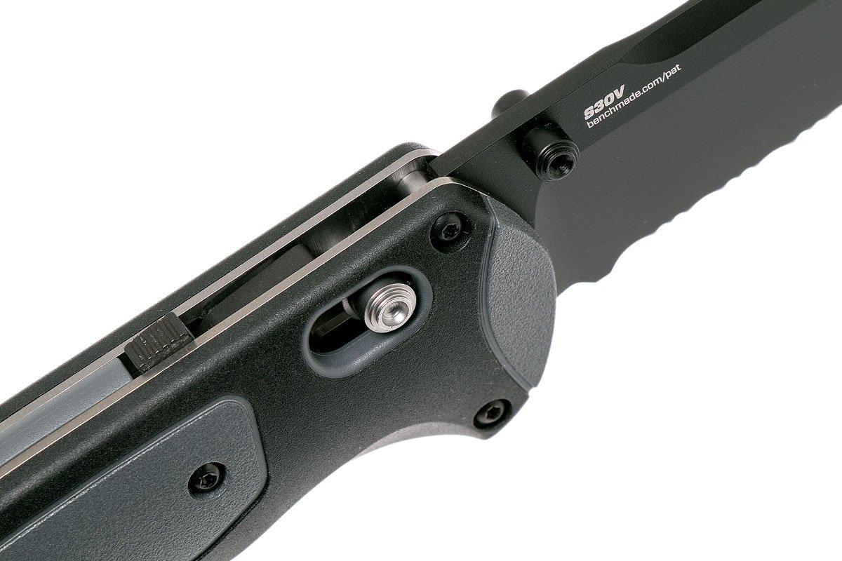 Benchmade 590SBK Boost zakmes, serrated edge black blade | Voordelig ...