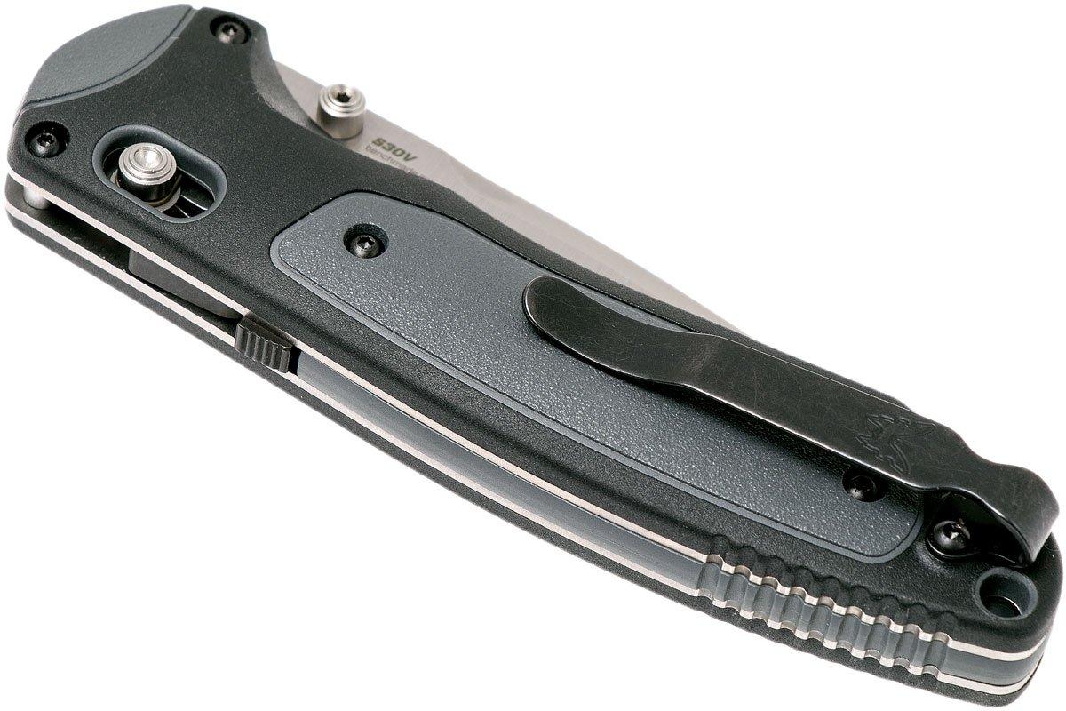 Benchmade 590 Boost pocket knife, plain edge satin blade ...