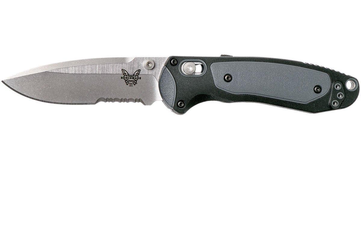 Benchmade 595S Mini Boost Taschenmesser, serrated edge satin blade ...