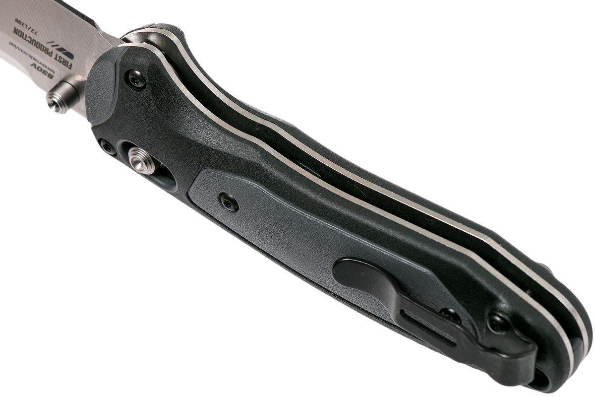 Benchmade 595 Mini Boost zakmes, plain edge satin blade | Voordelig ...