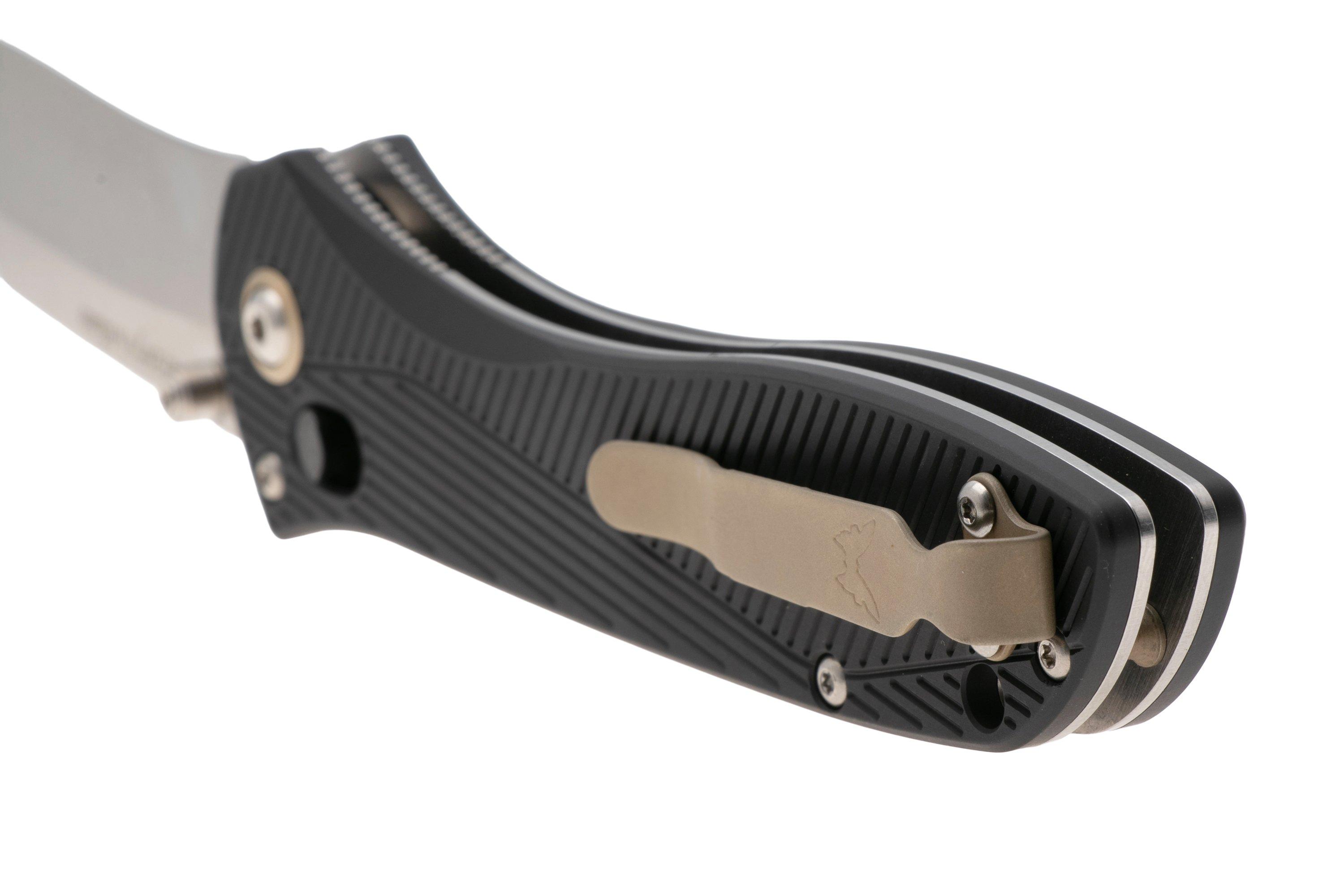 Benchmade 710-25 Stonewashed Böhler M30, Black Aluminum, pocket knife ...
