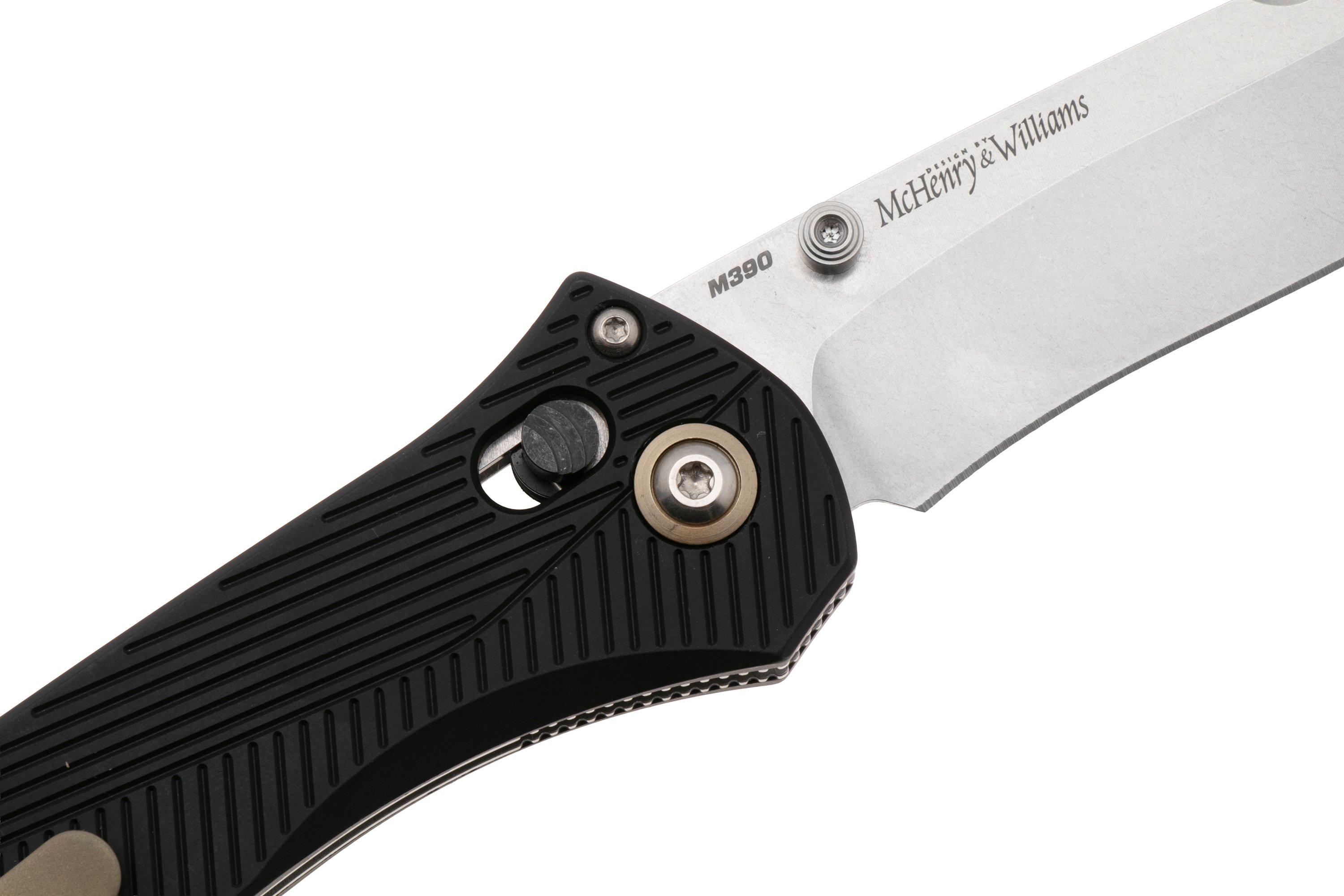 Benchmade 710-25 Stonewashed Böhler M30, Black Aluminum, pocket knife ...