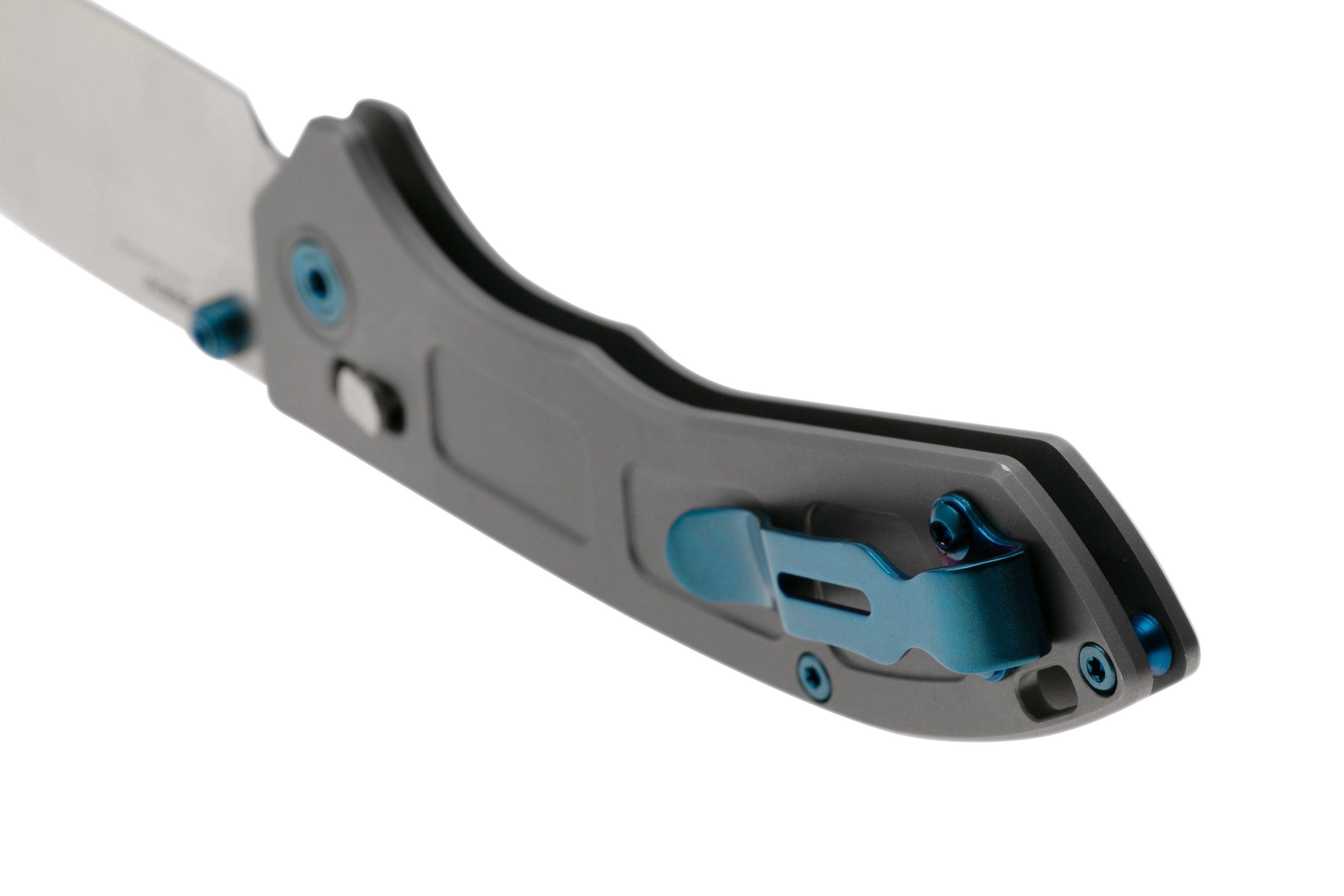 Benchmade Mini Narrows 743 CPM-20CV, Gray Titanium, pocket knife ...