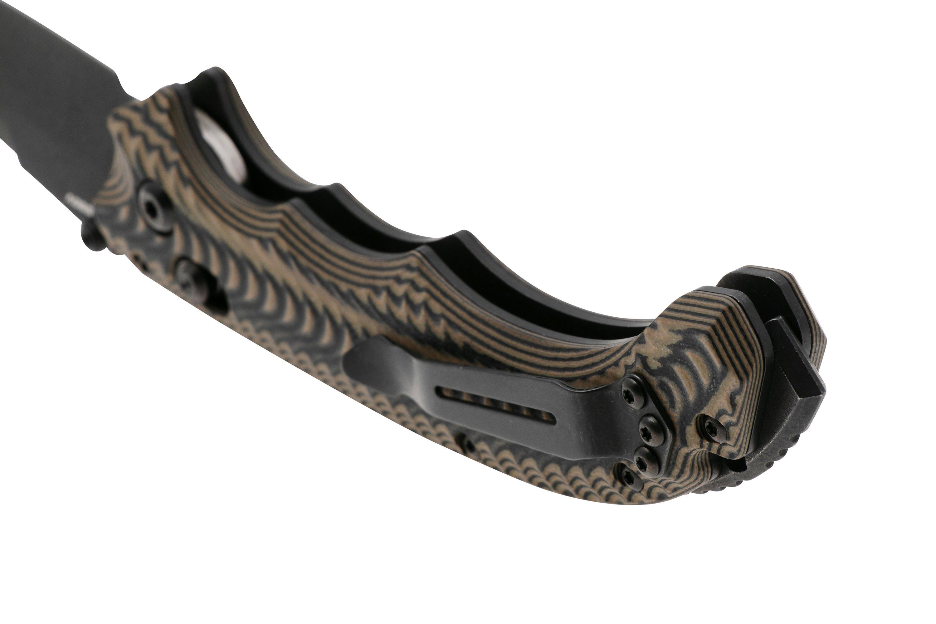 Benchmade Mini Bedlam 865BK-01 Black Cerakote CPM S90V, Black Coyote OD ...