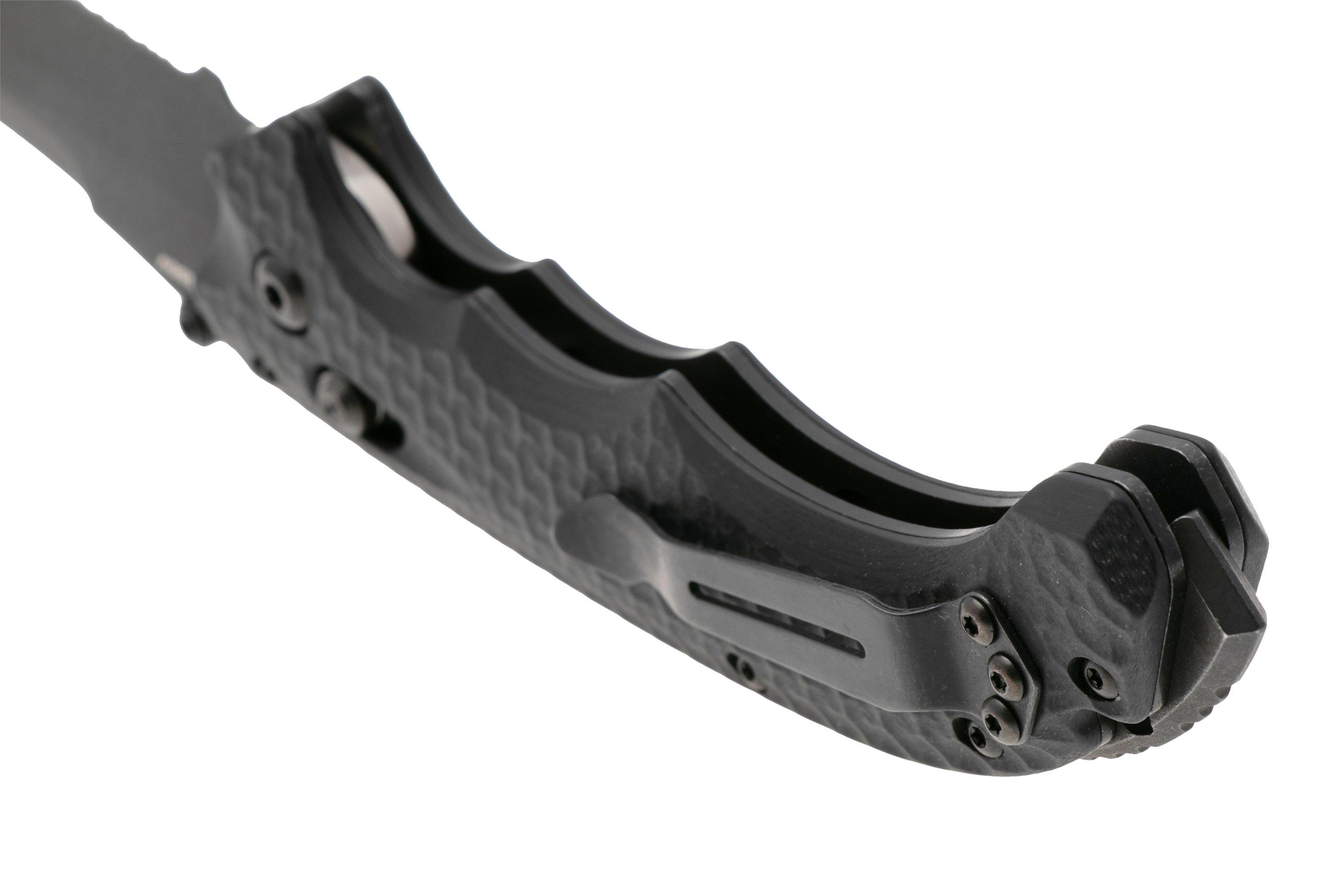 Benchmade Mini Bedlam 865SBK Black Cerakote CPM S90V, Black G10 ...