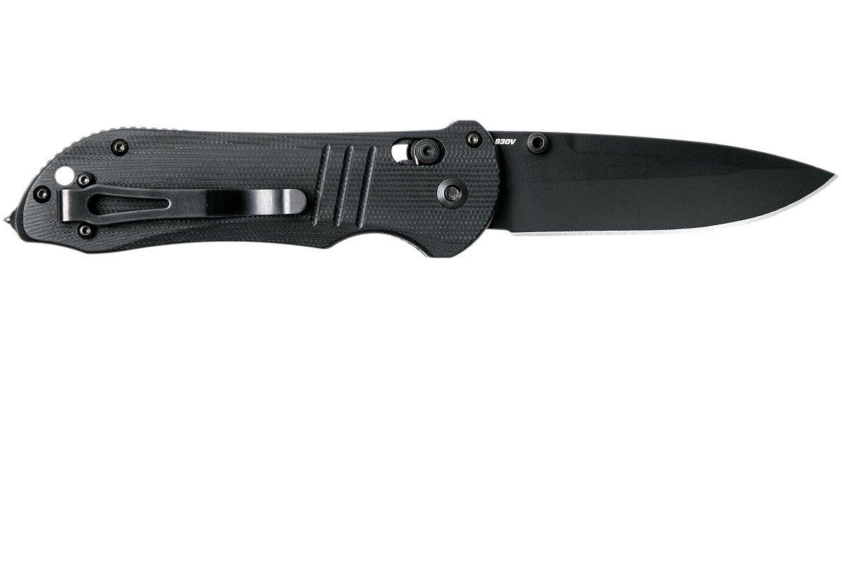 Benchmade 917BK Triage rescue knife, black coating, plain edge ...