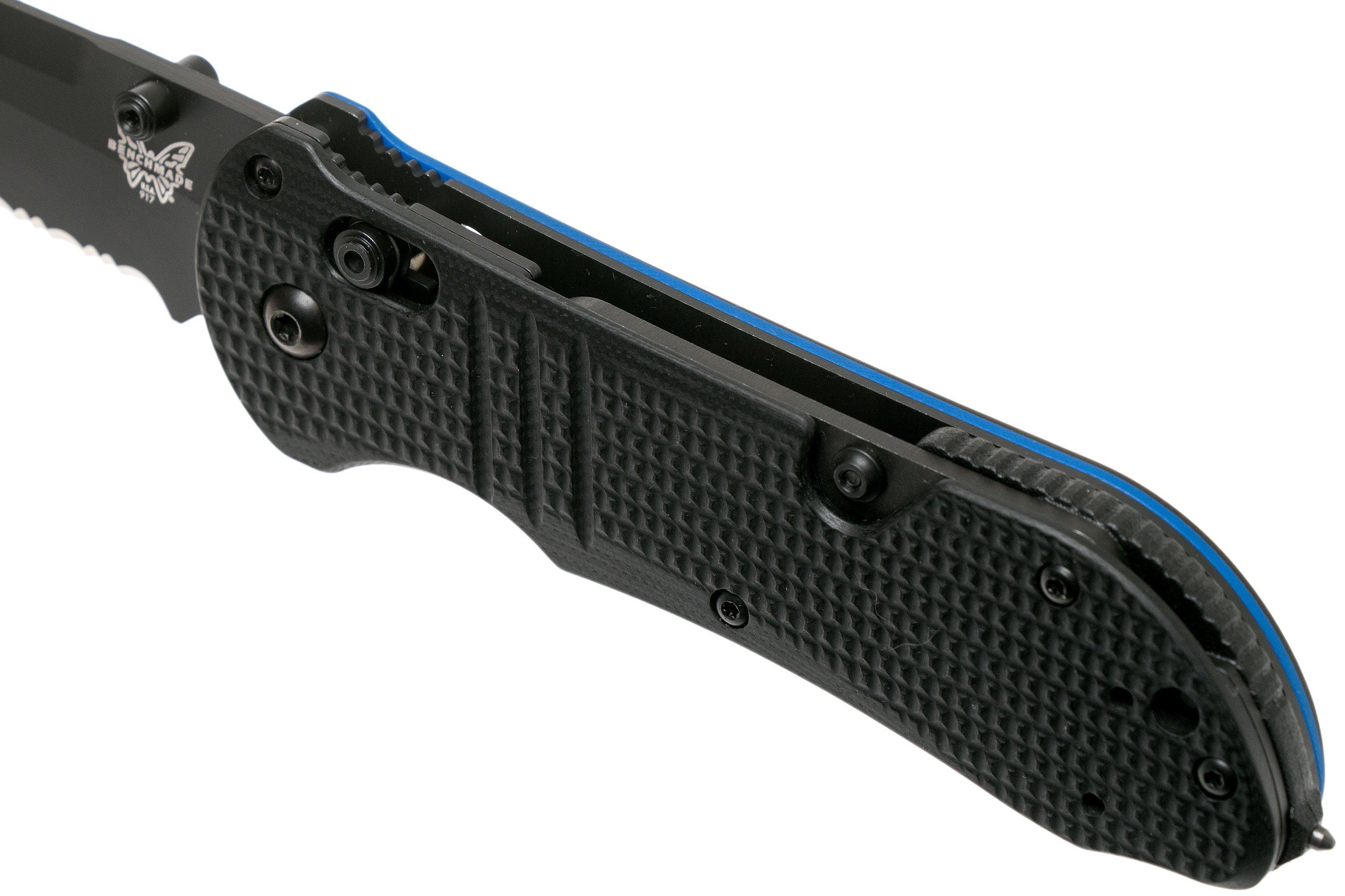 Benchmade Tactical Triage 917SBK-1901 serrated rescue knife ...