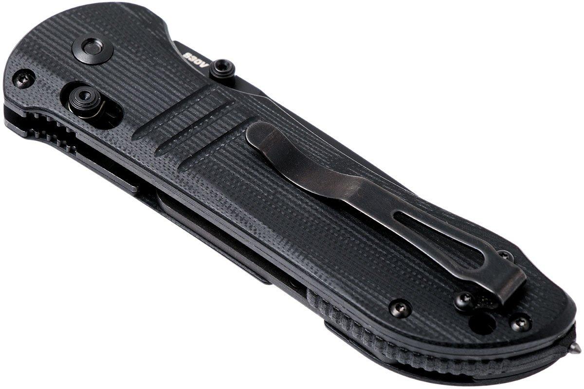 Benchmade 917SBK Triage rescue knife, black coating, serrated edge ...