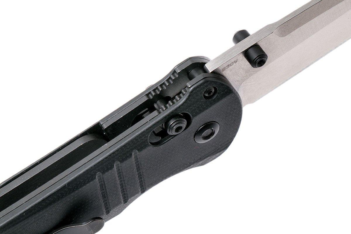 Benchmade 917 Triage rescue knife, satin plain edge | Advantageously ...