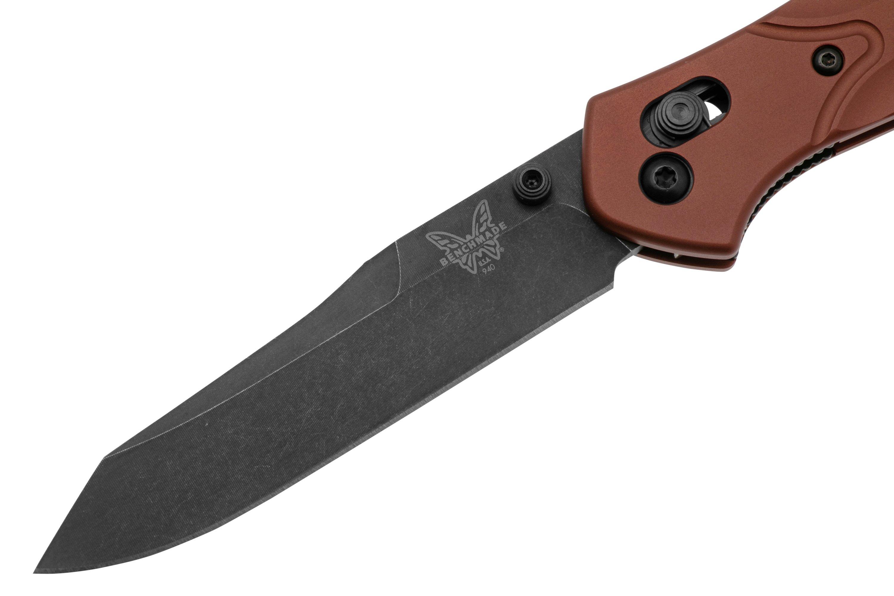 Benchmade 940BK-03 Osborne, DLC Battlewash CPM MagnaCut, Burnt Copper ...