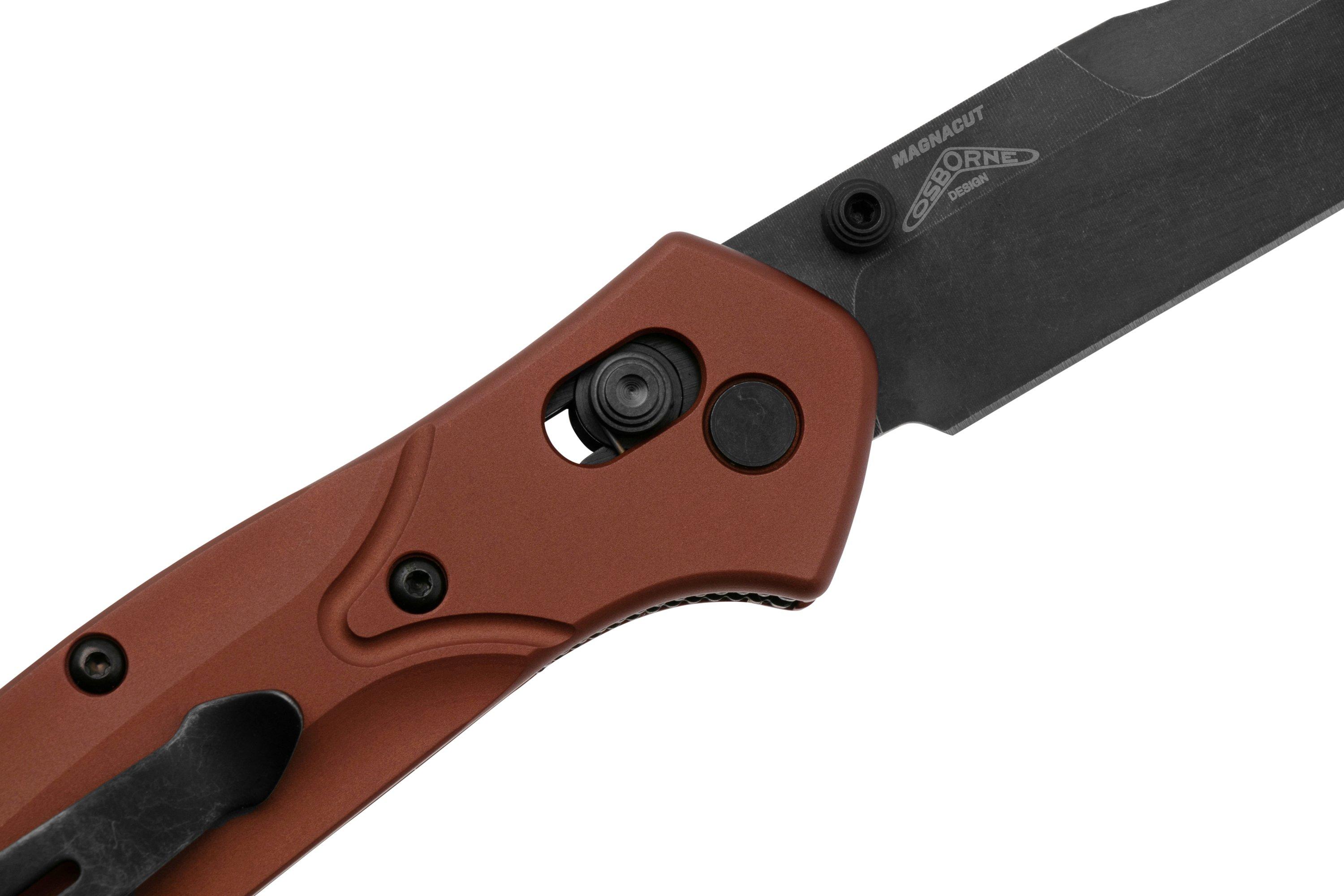 Benchmade 940BK-03 Osborne, DLC Battlewash CPM MagnaCut, Burnt Copper ...