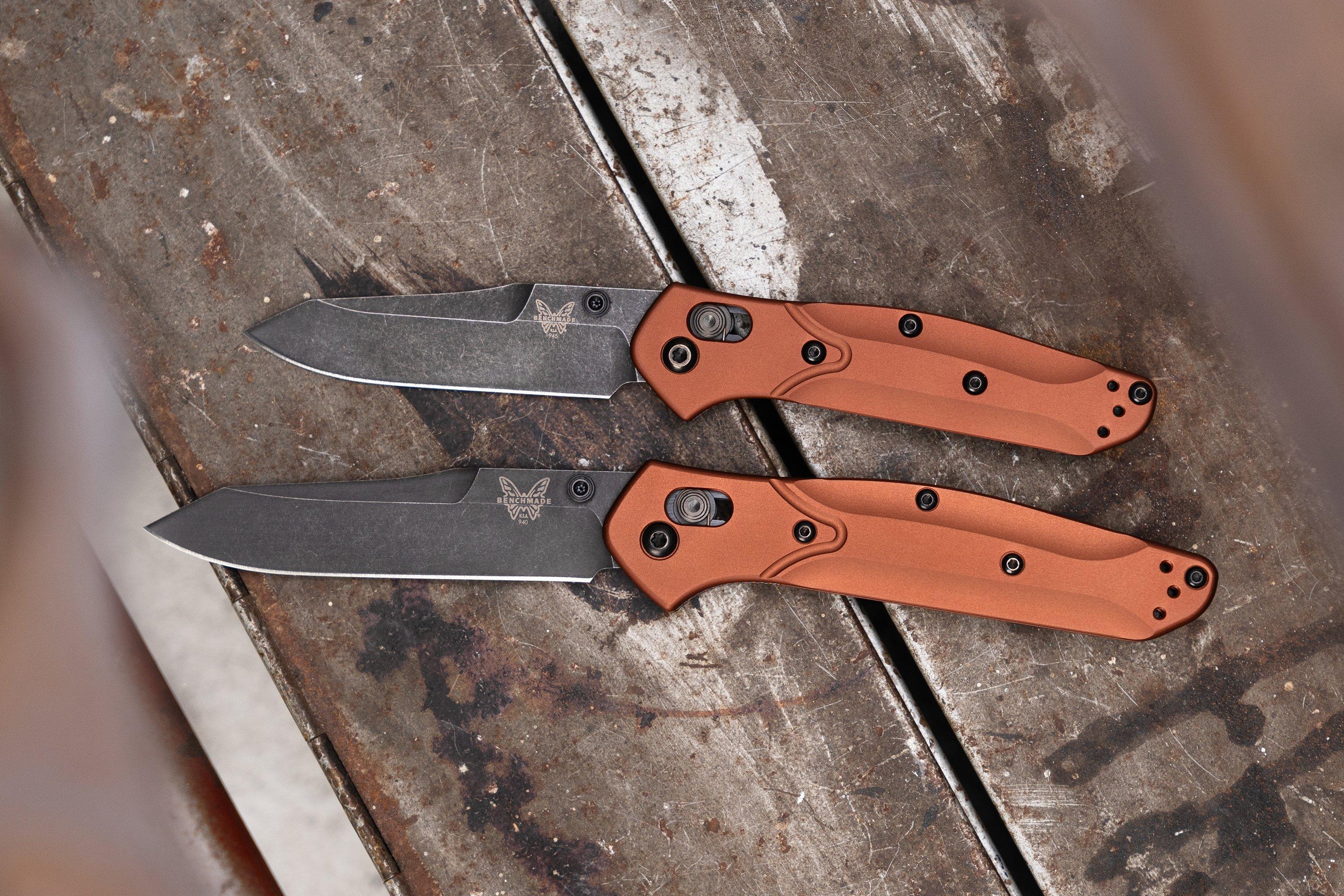 Benchmade 940BK-03 Osborne, DLC Battlewash CPM MagnaCut, Burnt Copper ...