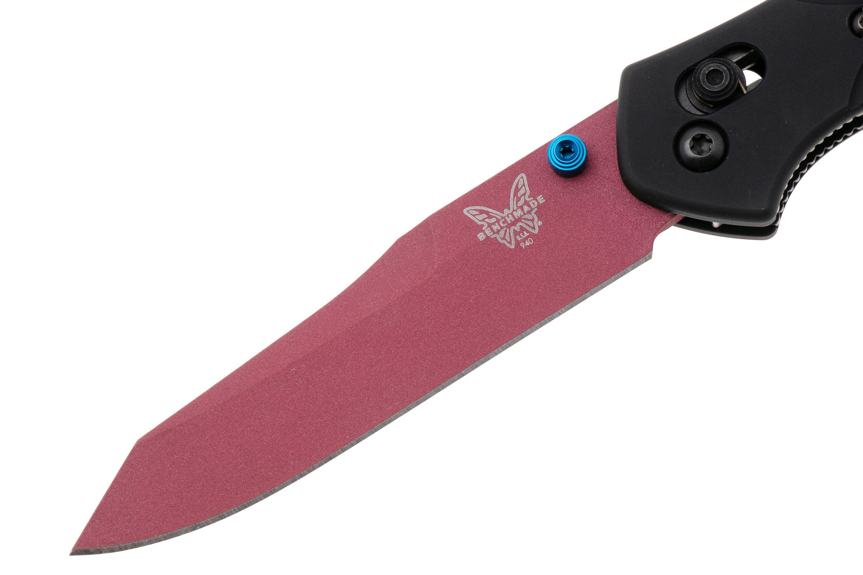 Benchmade Osborne 940CN-2504, Cranberry Frost Cerakote CPM-S30V, Black ...