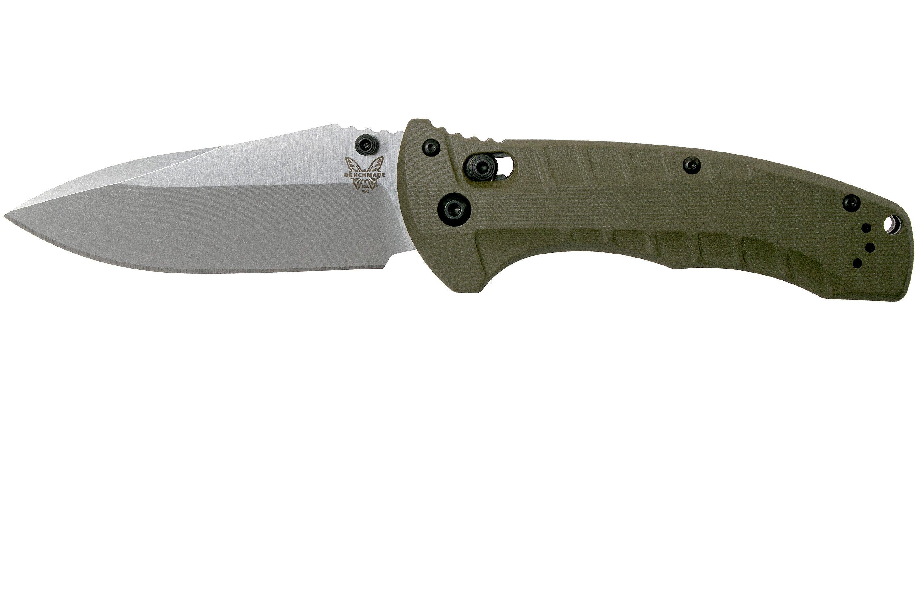 Benchmade Turret 980 Satin, pocket knife | Advantageously shopping at ...