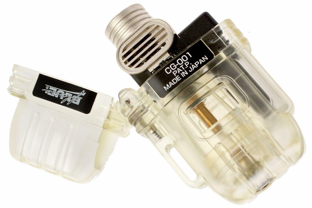 Blazer Blue Flame CG-001 C/G clear lighter | Advantageously shopping at ...