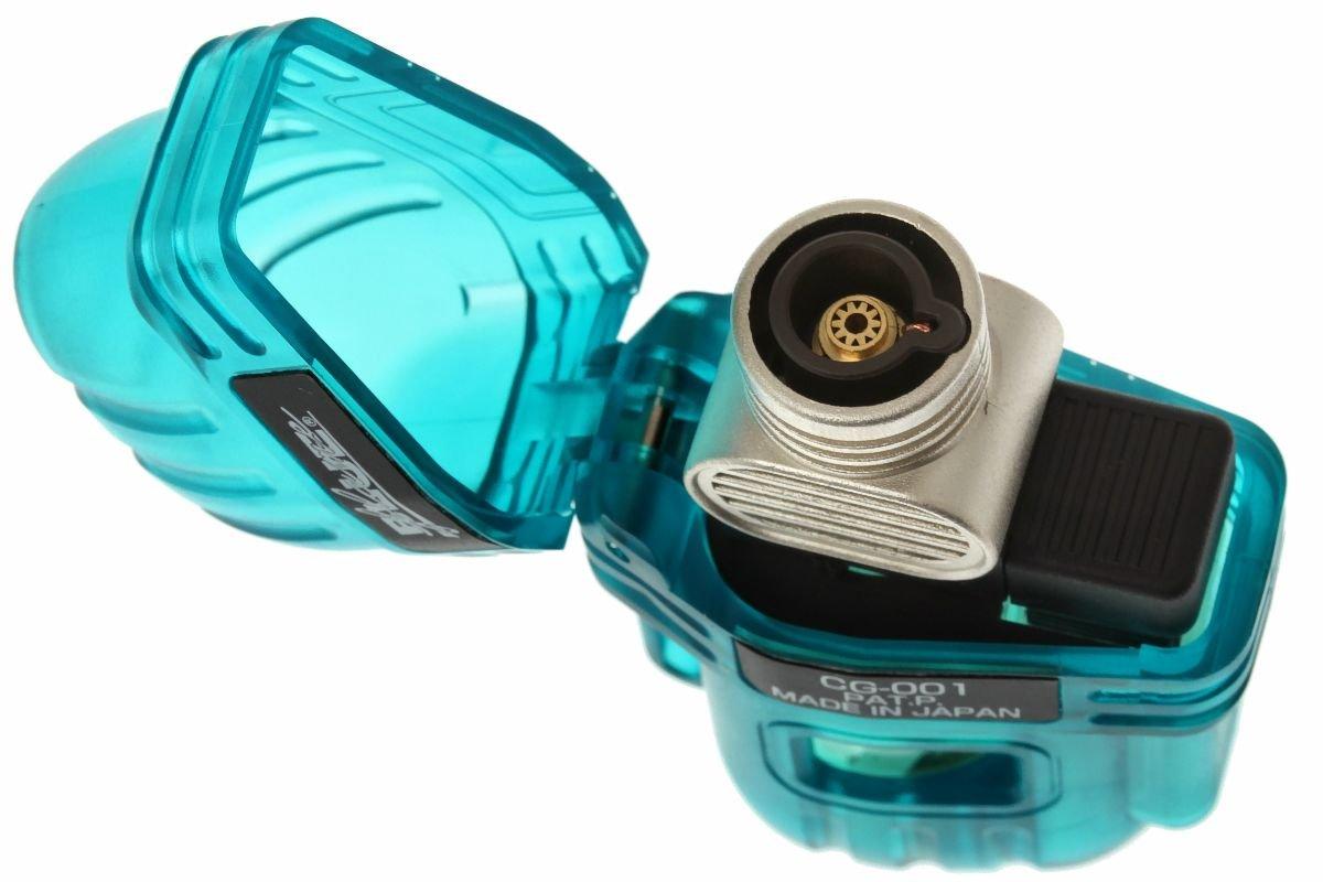 Blazer Blue Flame lighter CG1TBG transparent blue | Advantageously ...