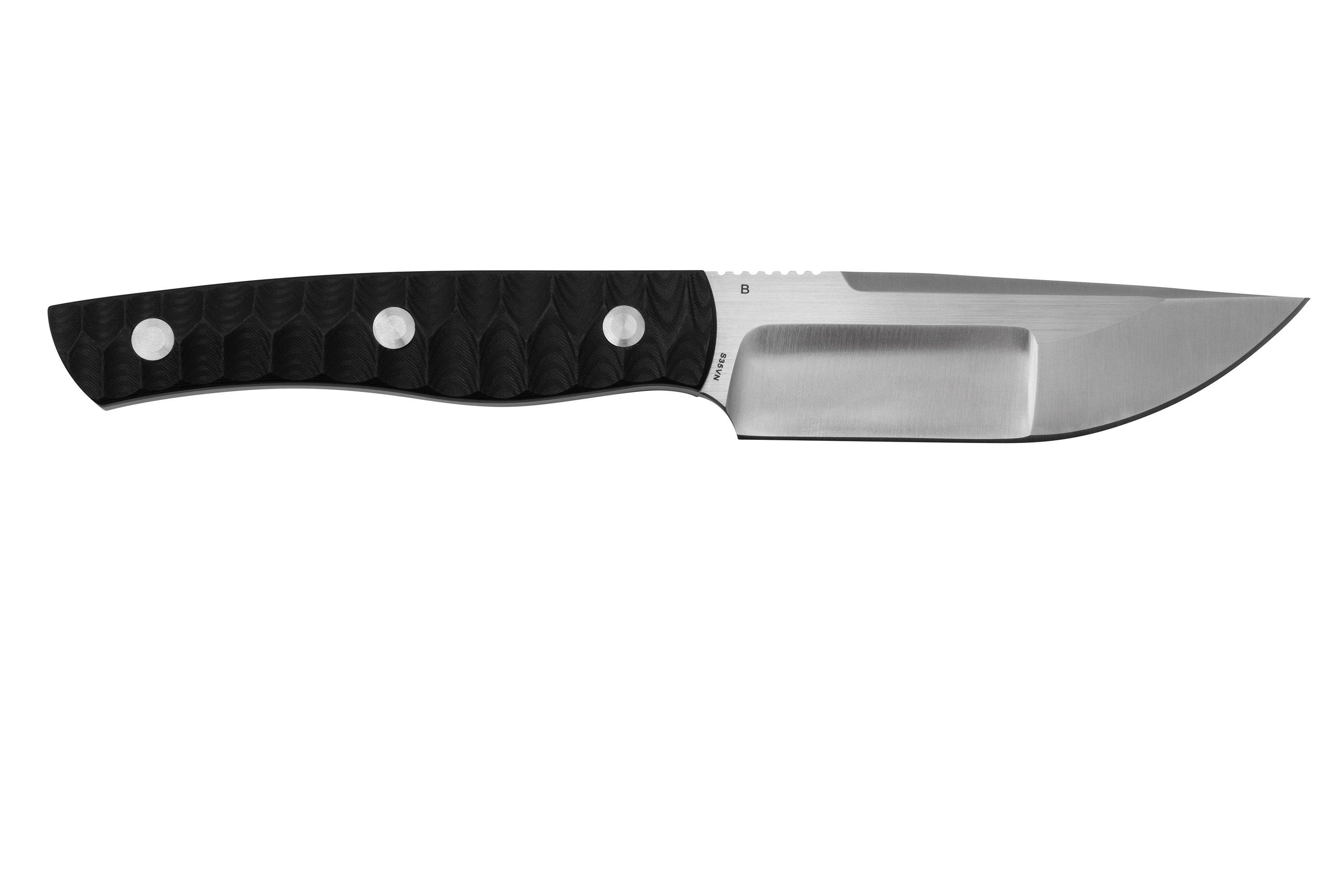 Bestech Heidi Blacksmith #2 Hollow Compound Grind, Satin, Carbon Fiber ...