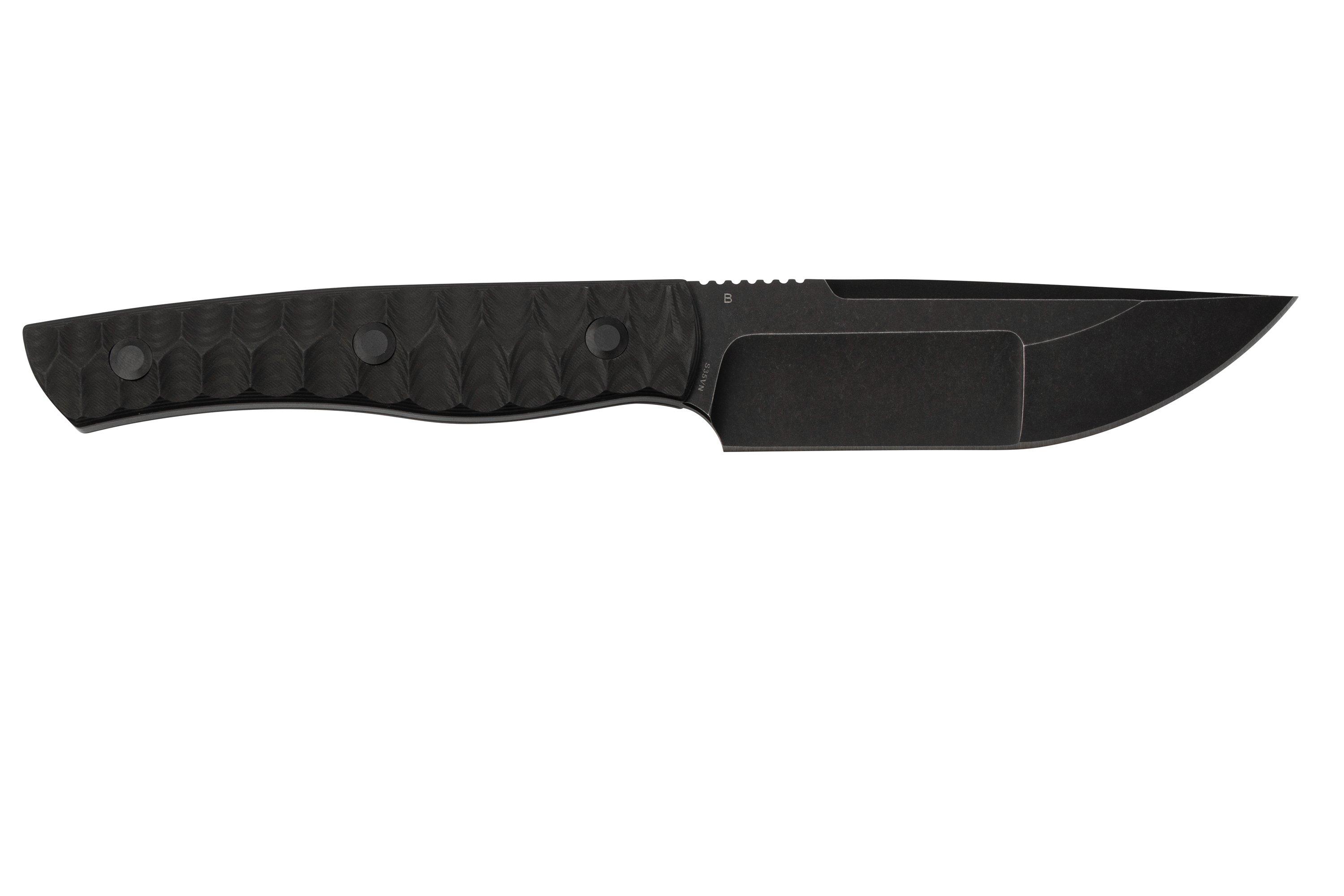 Bestech Heidi Blacksmith #2 Hollow Compound Grind, Black Stonewashed ...