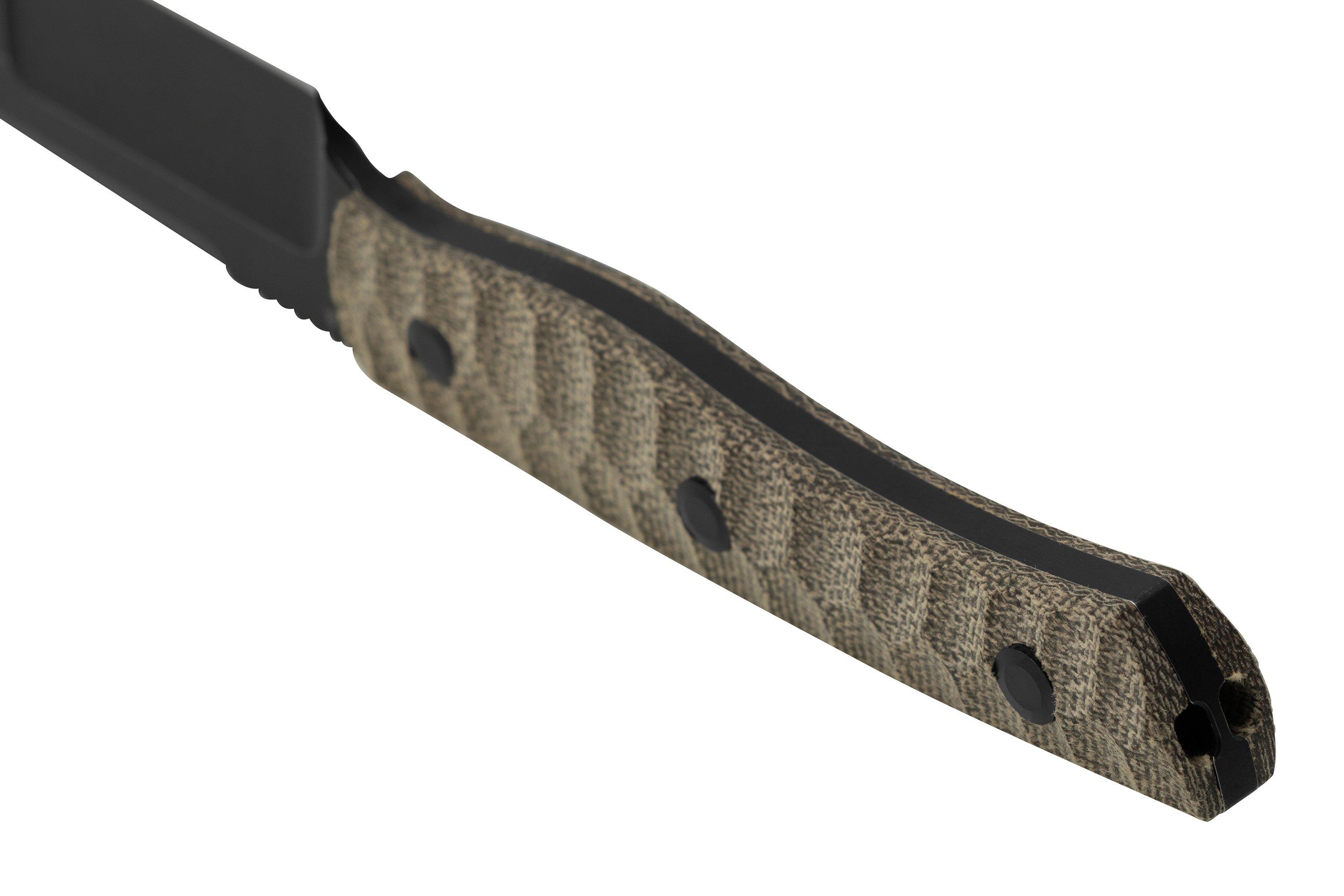 Bestech Heidi Blacksmith #2 Hollow Compound Grind, Black Stonewashed ...