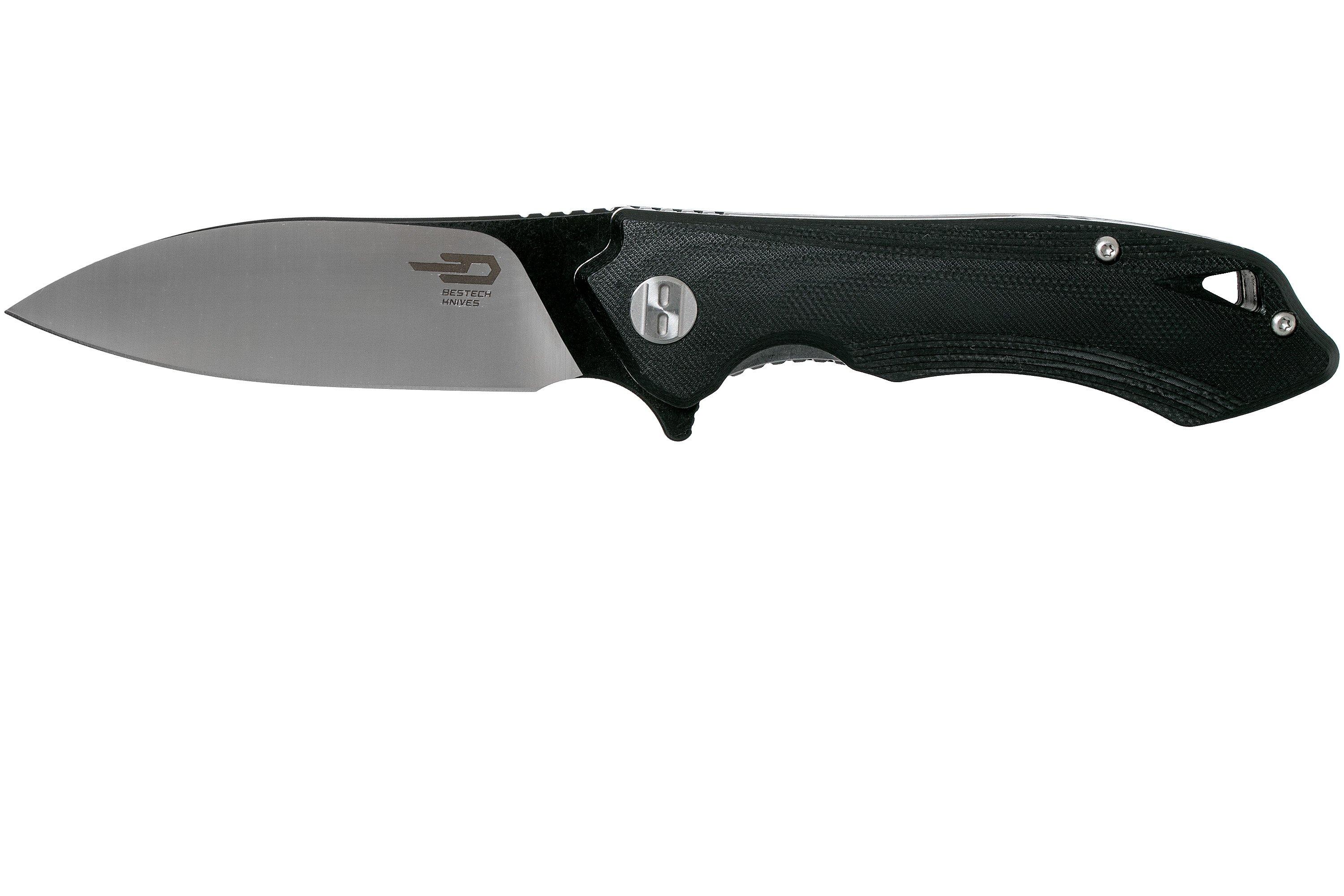 Bestech Beluga BG11D-1 Black G10 pocket knife | Advantageously shopping ...