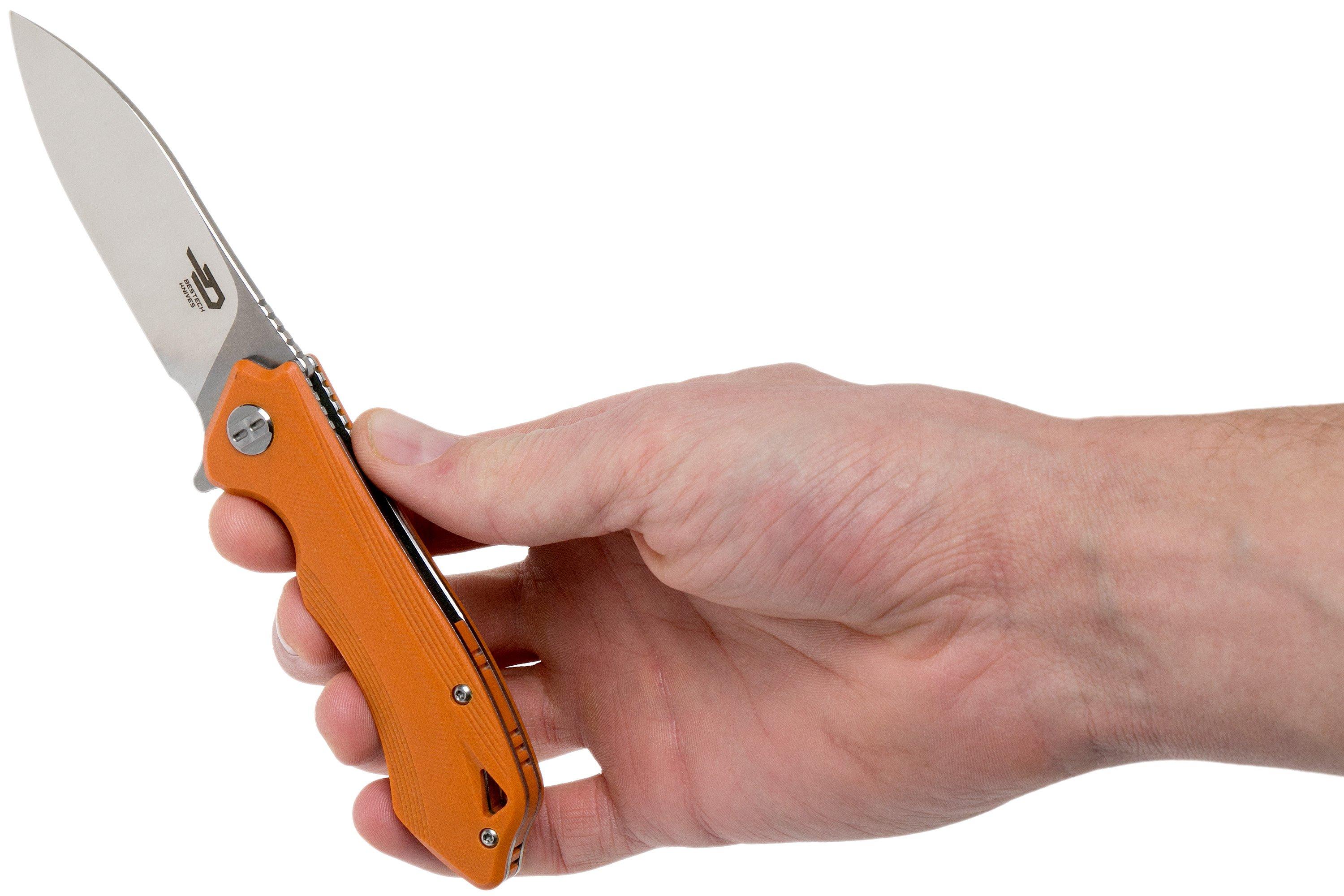 Bestech Beluga BG11E-2 Orange G10 zakmes | Achetez à prix avantageux ...