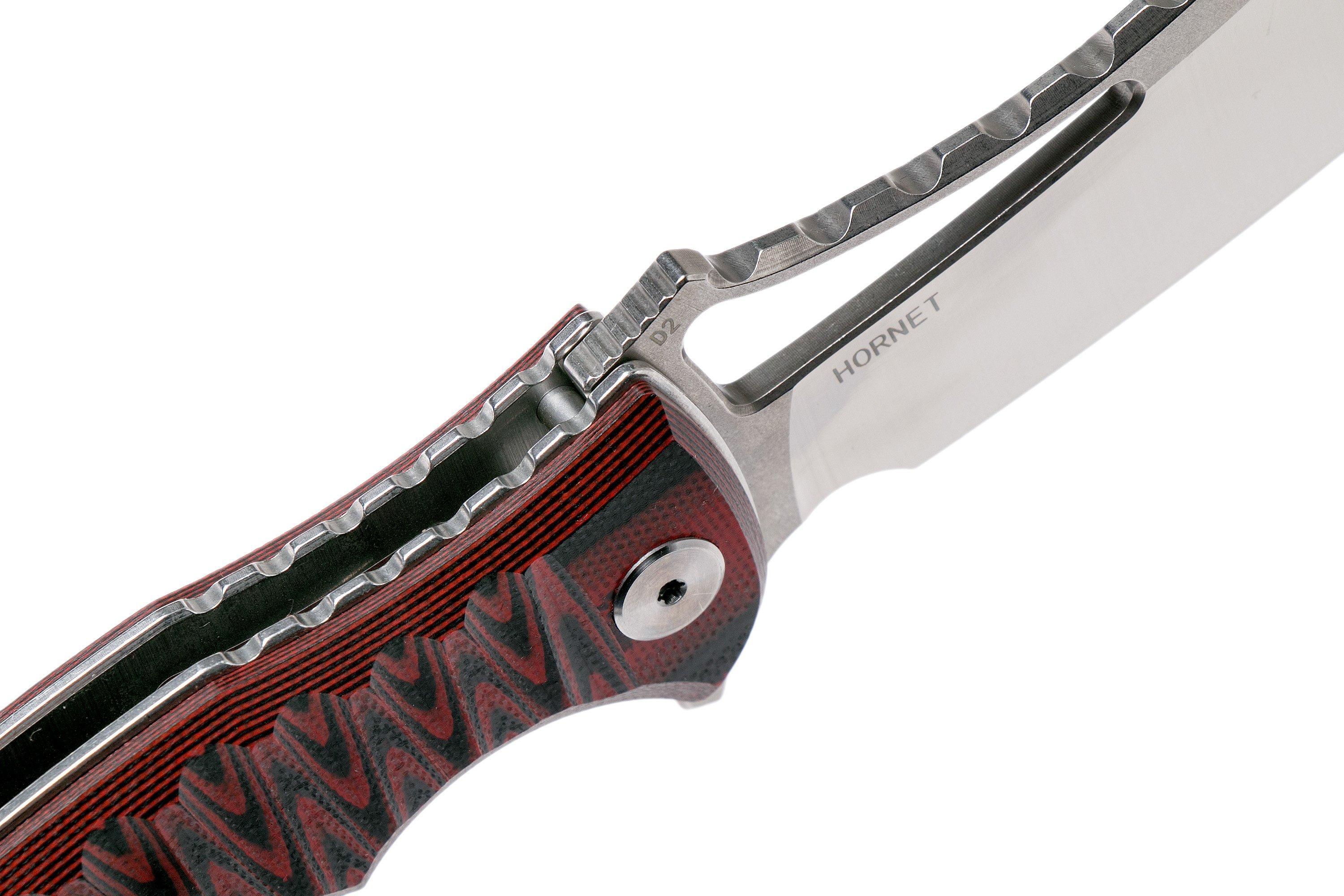 Bestech Knives Hornet Black & Red G10 BG12B pocket knife ...